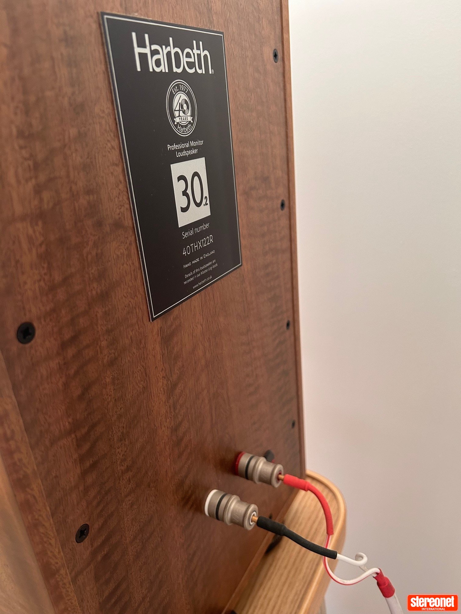 Harbeth 30.2 40th Anniversary Edition Bookshelf Loudspeakers ...