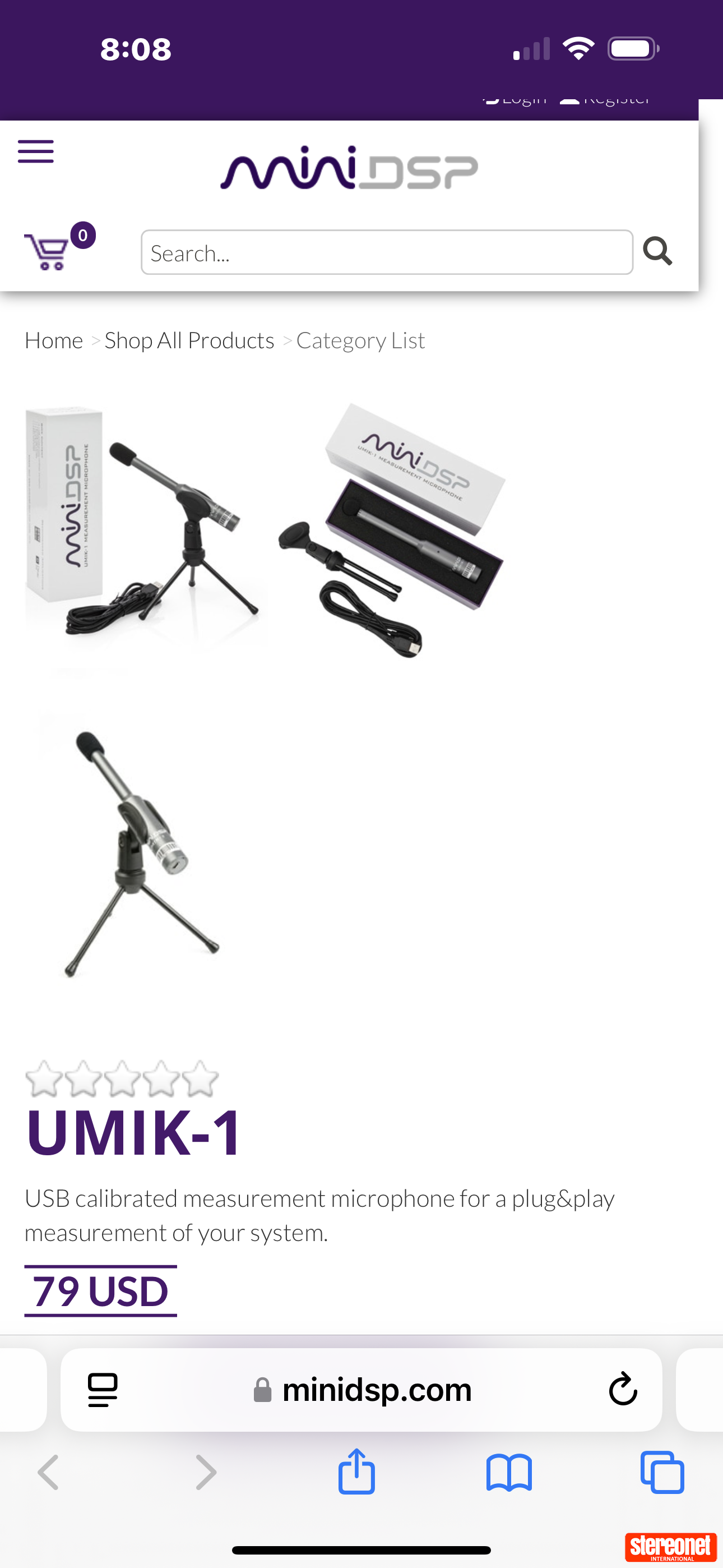 UMIK-1 Calibration Microphone |﻿ Wanted to Buy