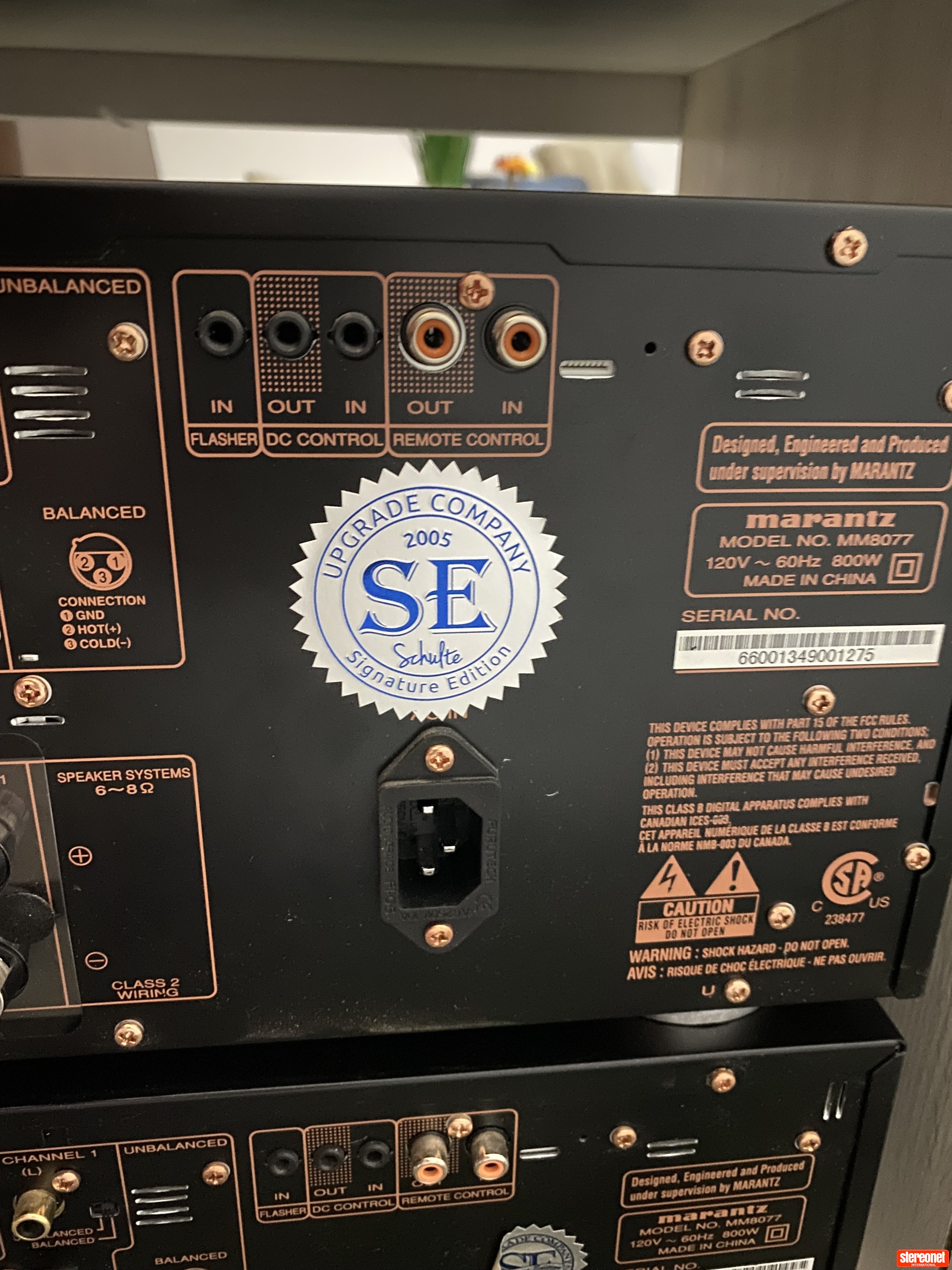 Marantz MM8077 Power Amplifier - Power Amplifiers - StereoNET