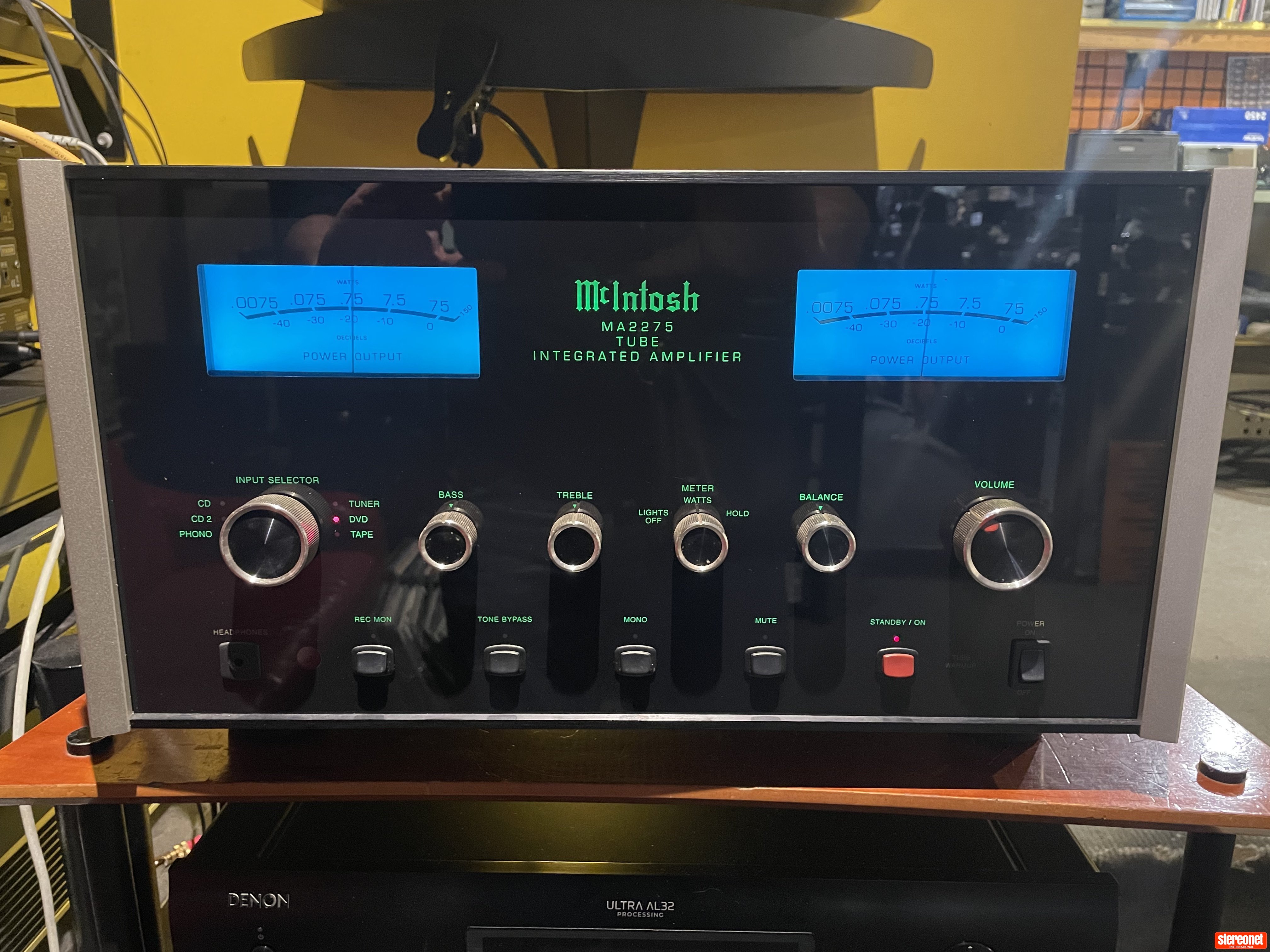 McIntosh MA2275 Integrated Amplifier (Valve) - Integrated Amplifiers ...