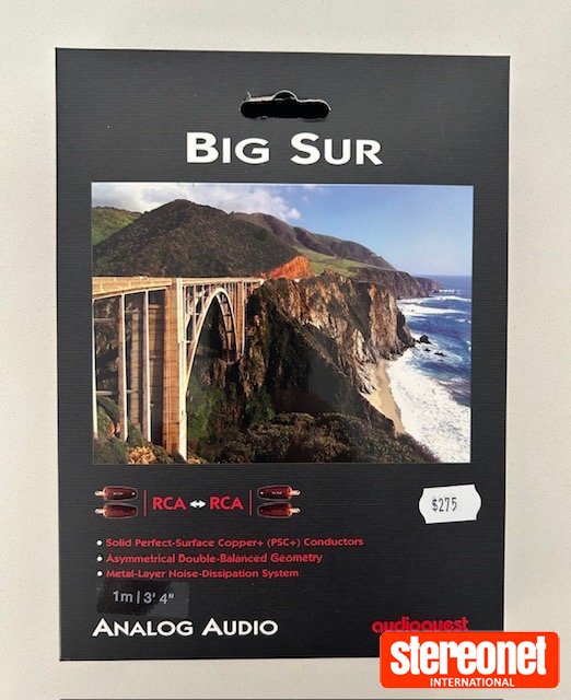 AudioQuest Big Sur Interconnect Cables (RCA) - Interconnects - StereoNET