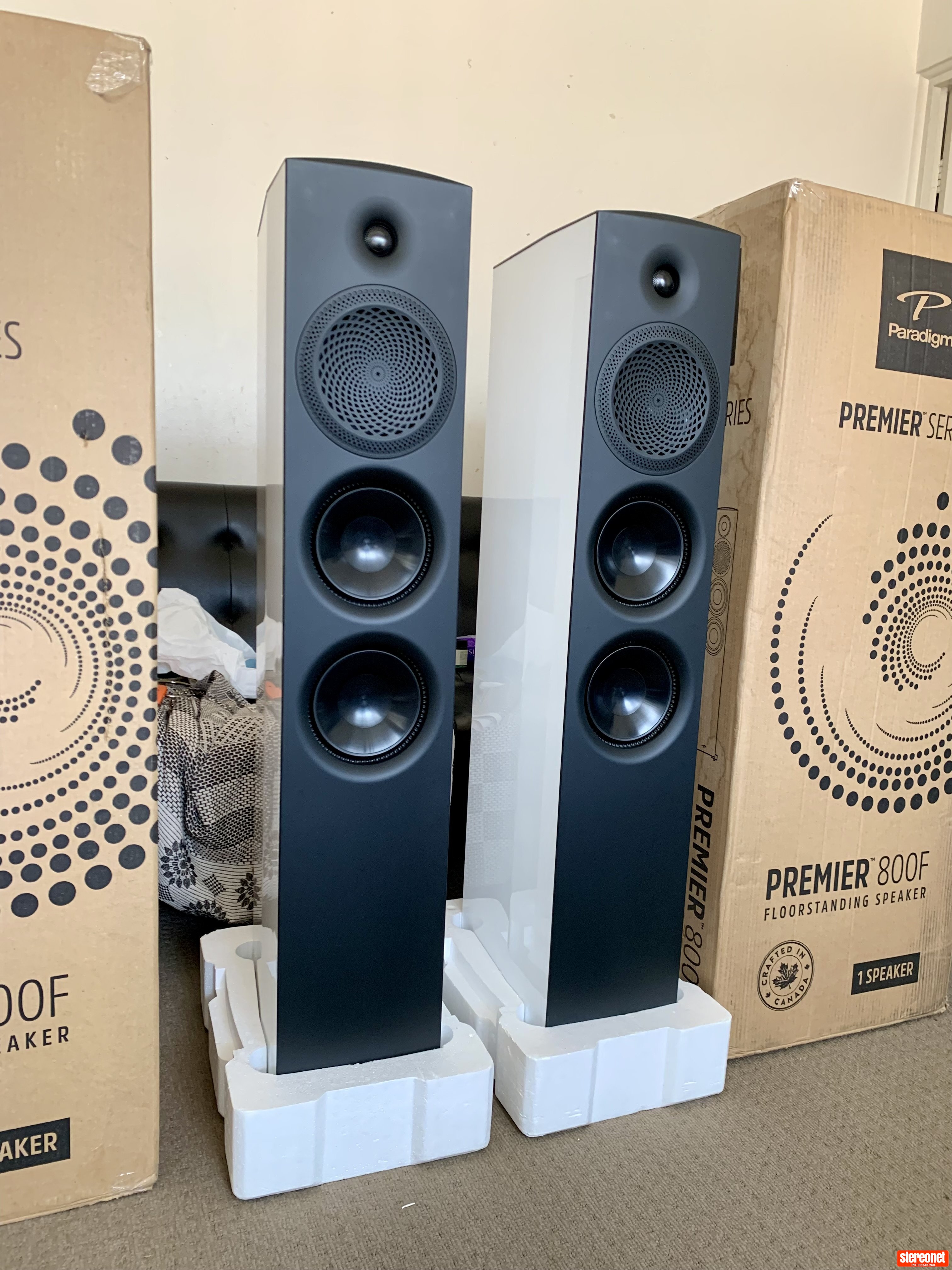 Paradigm PREMIER 800F Gloss White Floorstanding Loudspeakers - Floorstanders & Large Monitors ...