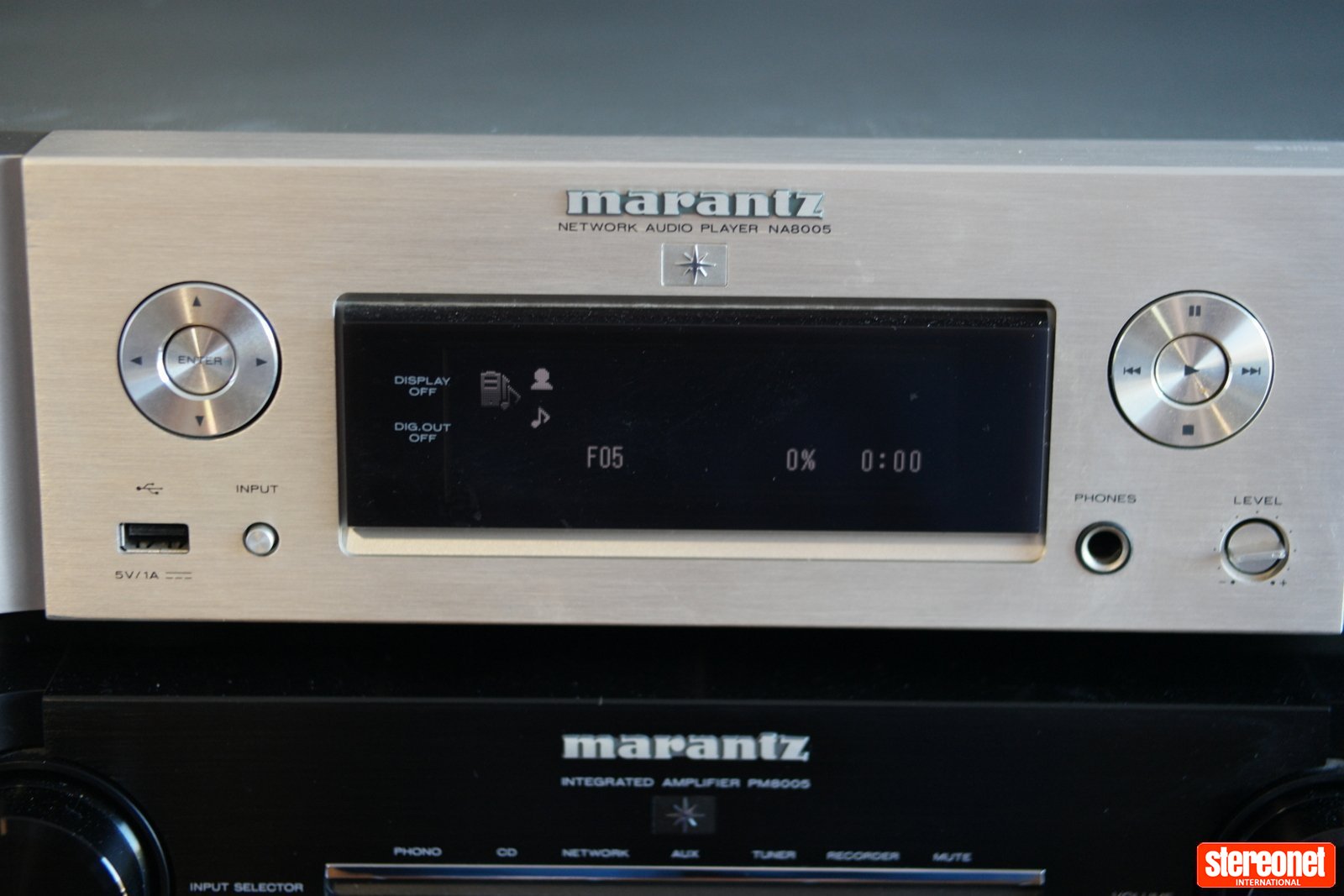 Marantz NA8005 Network Audio Player - DACs and Streamers - StereoNET