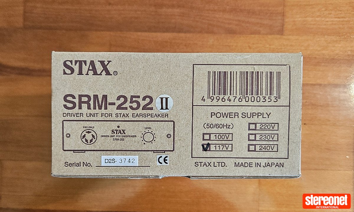 Stax SRM-252 II Electrostatic Headphone Energiser - Headphone Amps & DACs - StereoNET