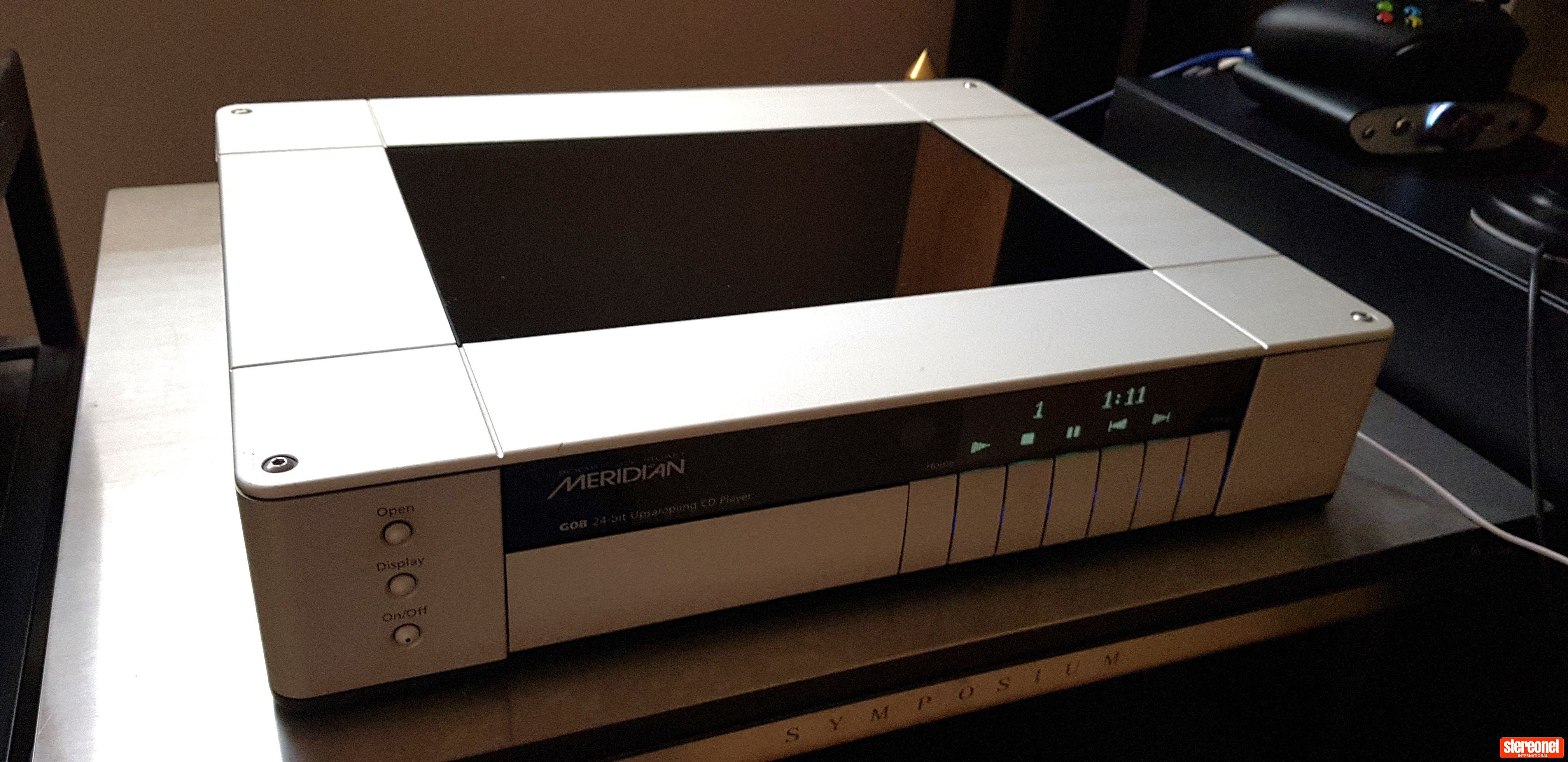 Meridian Audio G08 CD Player - Power Amplifiers - StereoNET