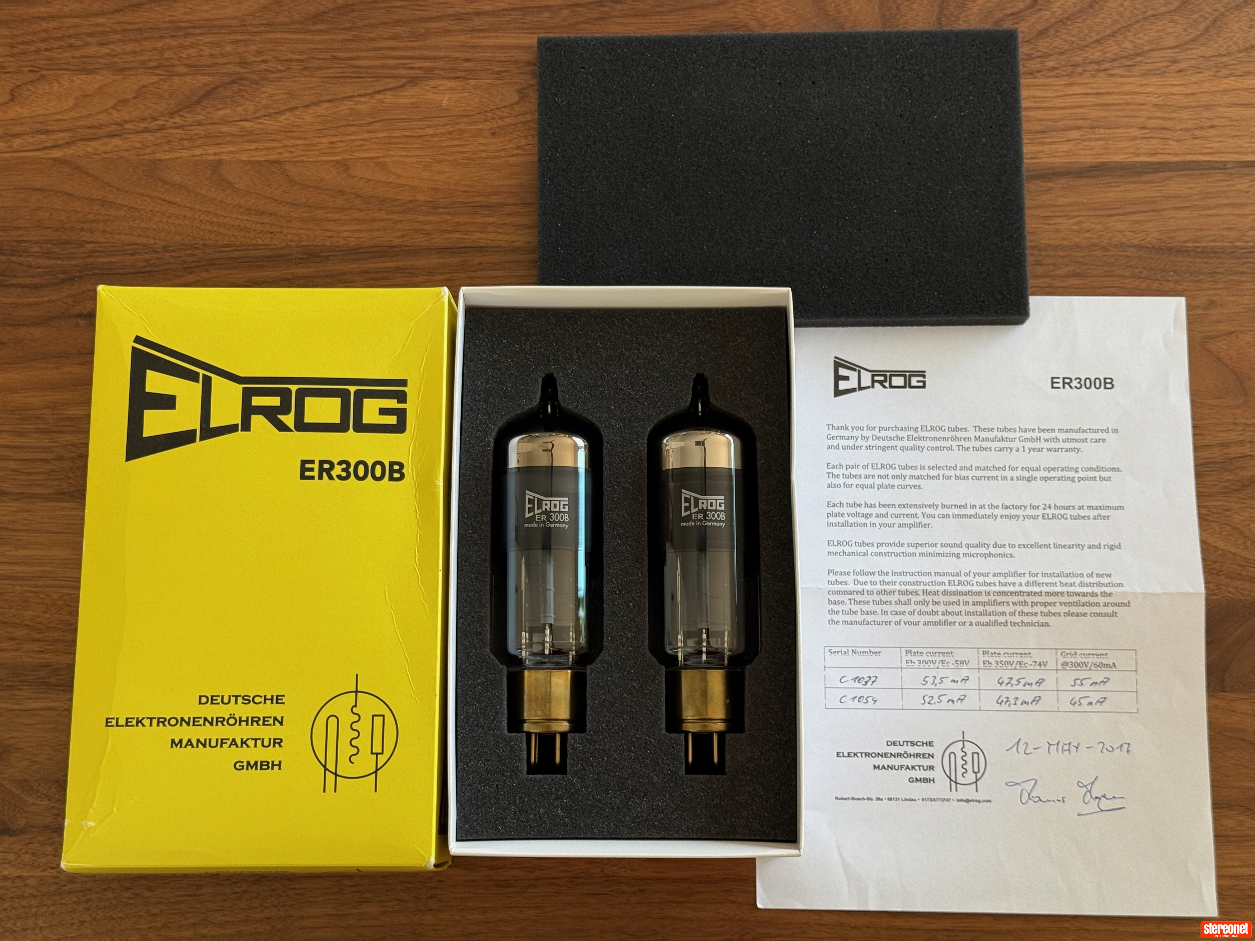 ELROG ER300B Valves/Tubes - Valves / Tubes - StereoNET