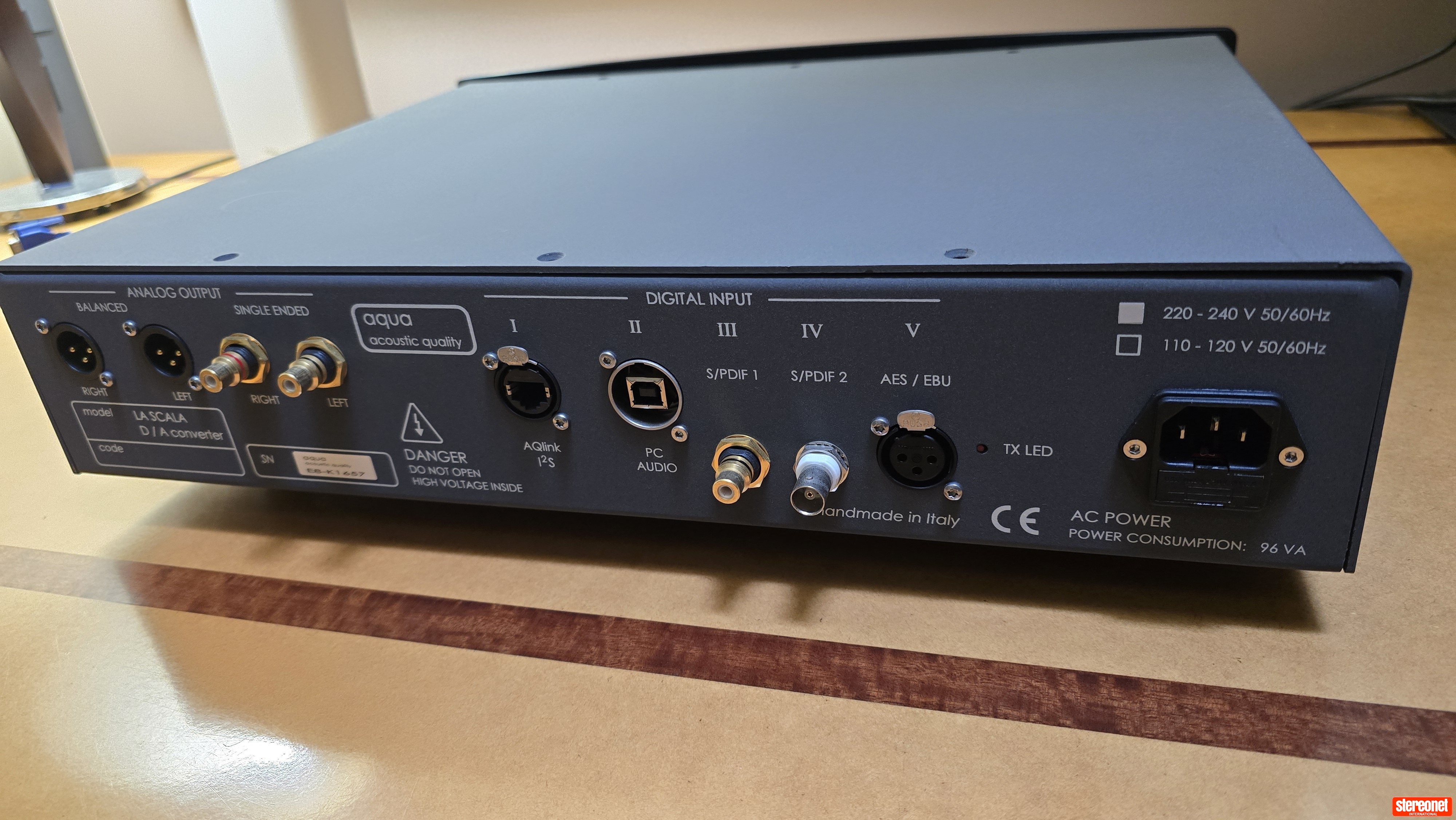 Aqua Acoustic La Scala Optologic Mk2 Digital Analog Converter (DAC ...