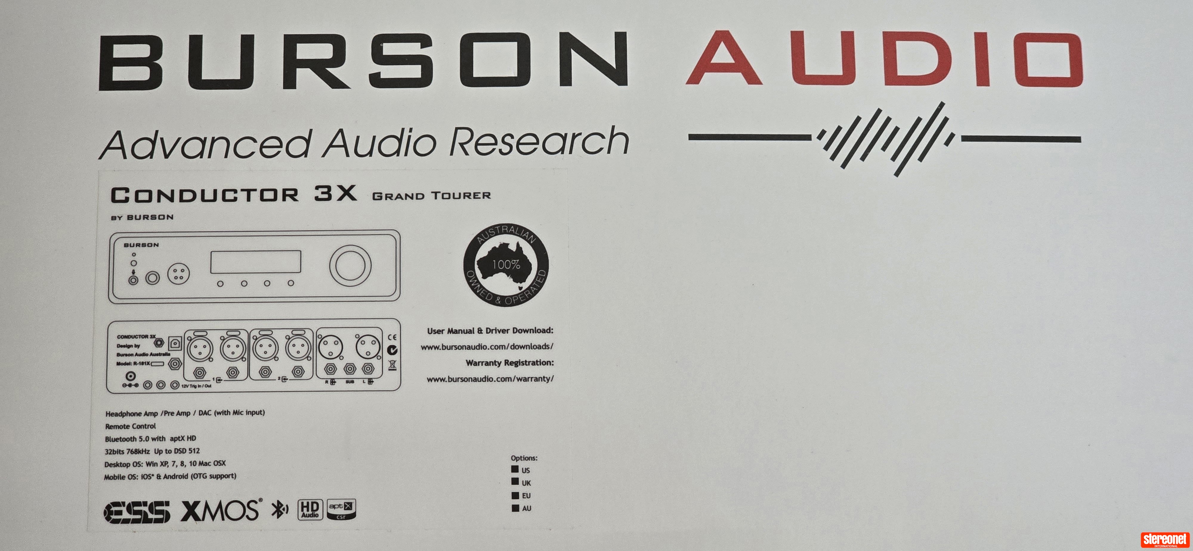 Burson Audio Conductor 3X GT Headphone Amplifier (with DAC) - Headphone Amps & DACs - StereoNET