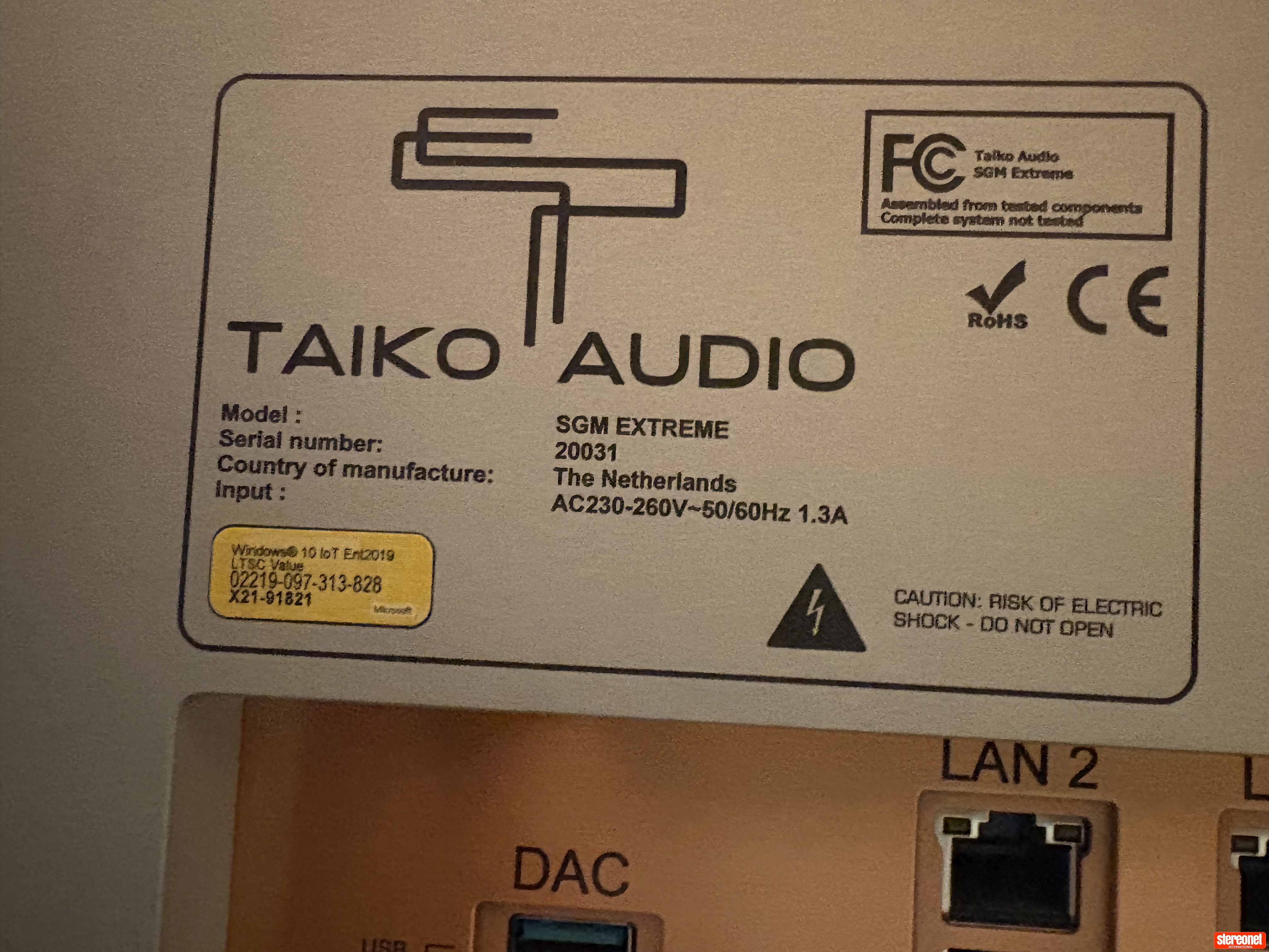 Taiko Audio Taiko Extreme Streamer (Music) - DACs and Streamers - StereoNET