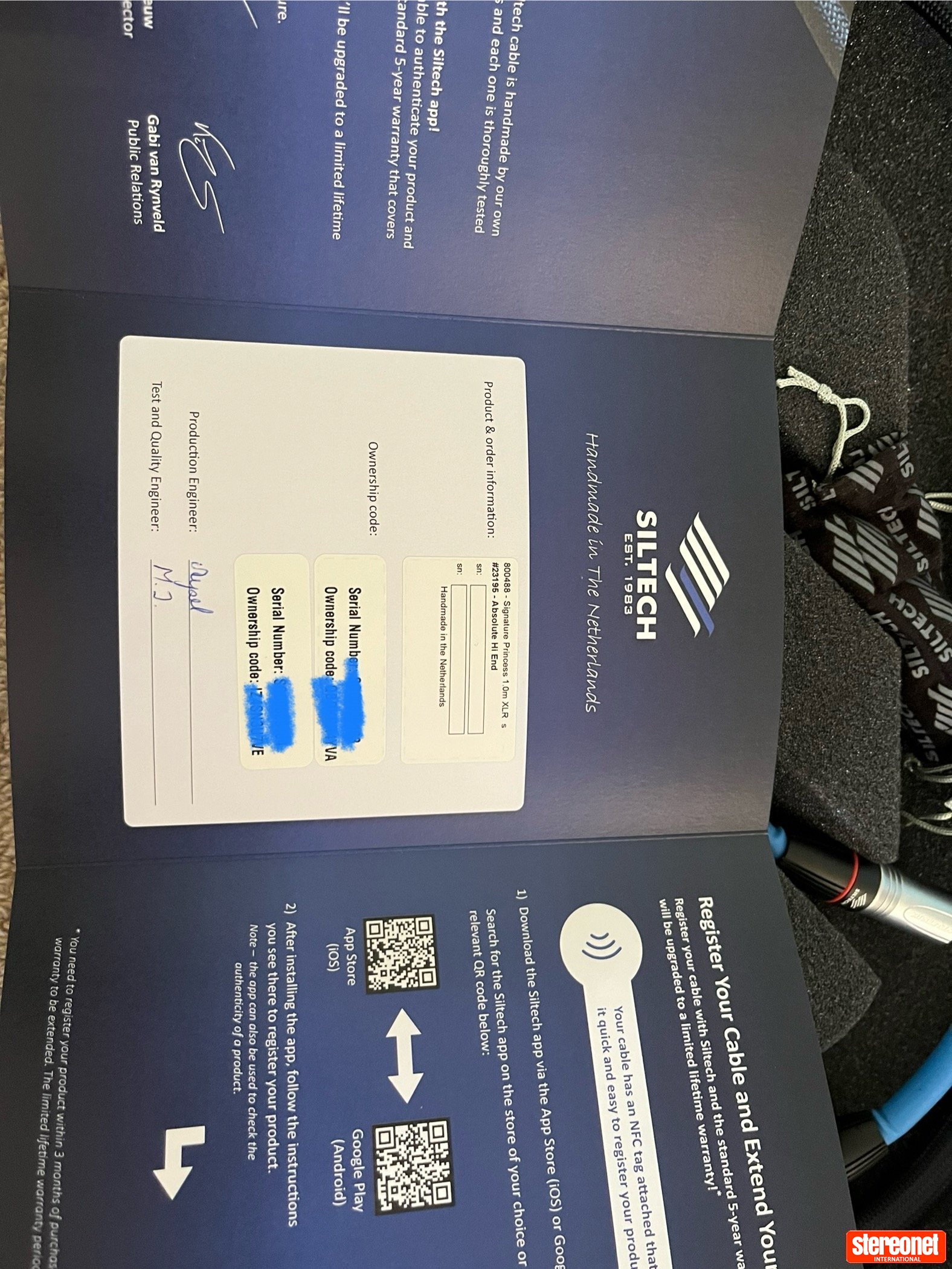 Siltech Cables Royal Signature Princess Interconnect Cables (XLR ...