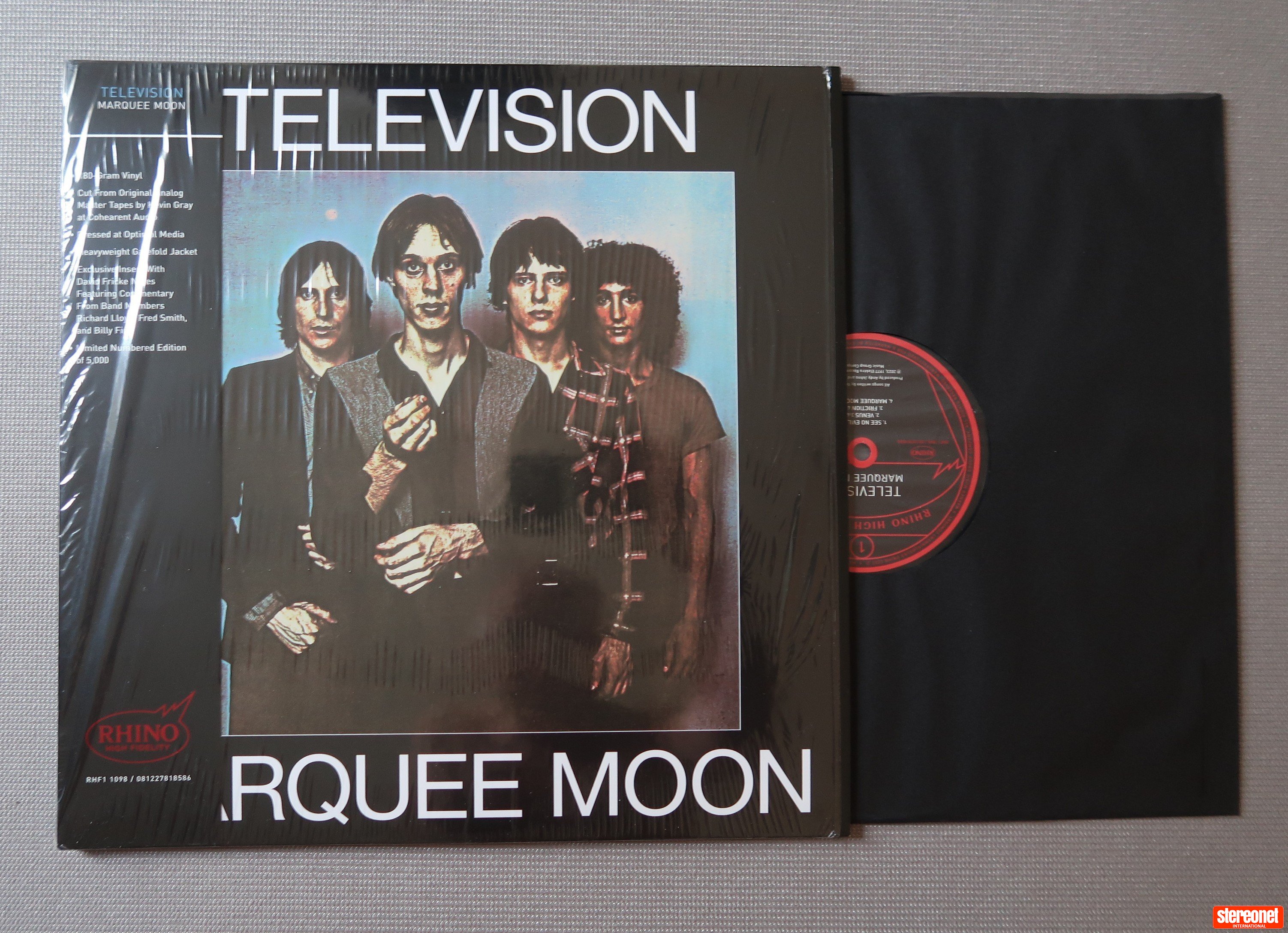 Television - Marquee Moon (Rhino High Fidelity, Kevin Gray) Vinyl Record (LP) |﻿ Vinyl Records