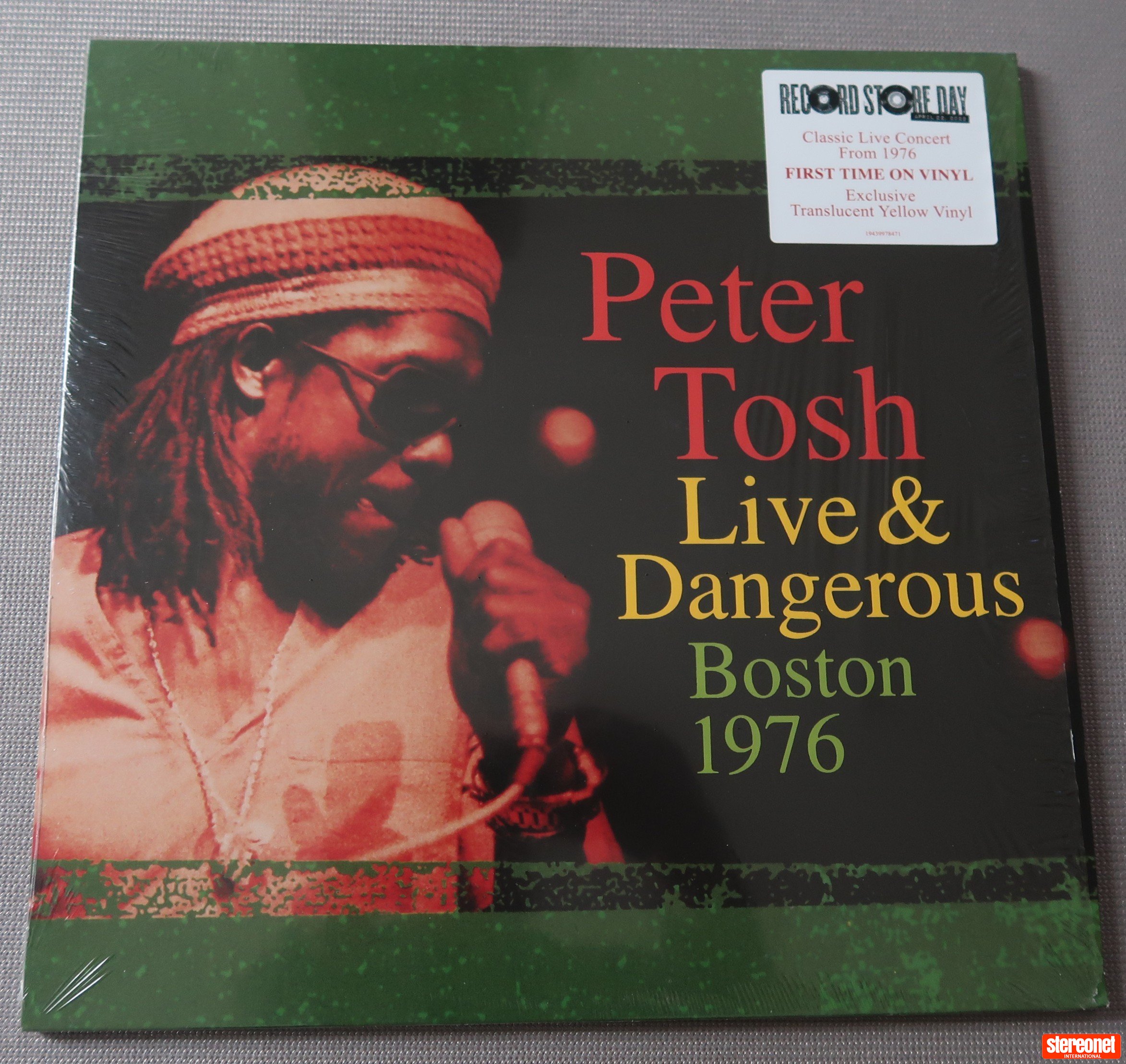 PETER TOSH - Live and Dangerous: Boston 1976 (RSD) Vinyl Record (Double LP) - Vinyl Records ...