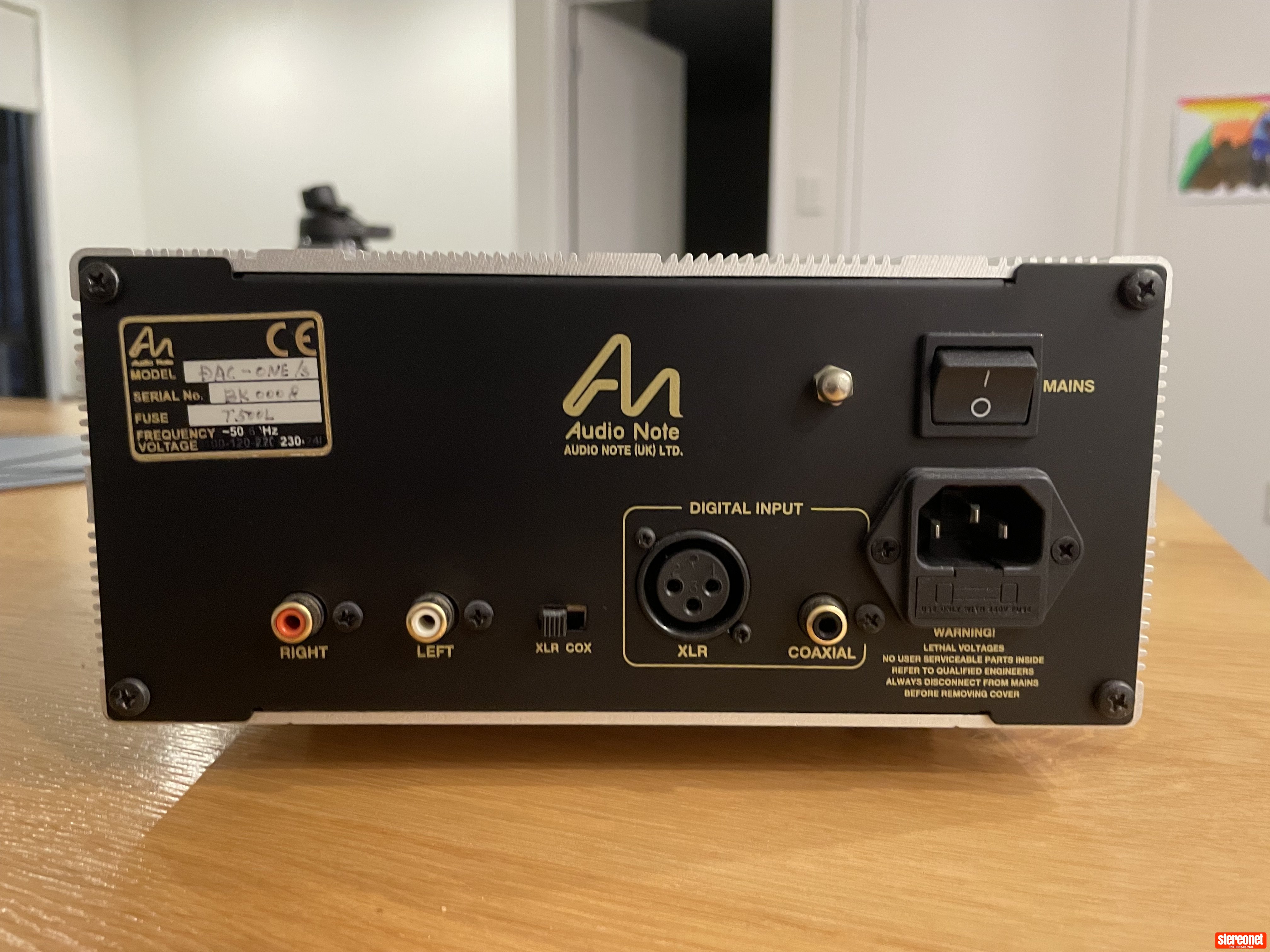Audio Note UK DAC 1x Signature Digital Analog Converter (DAC) - DACs ...