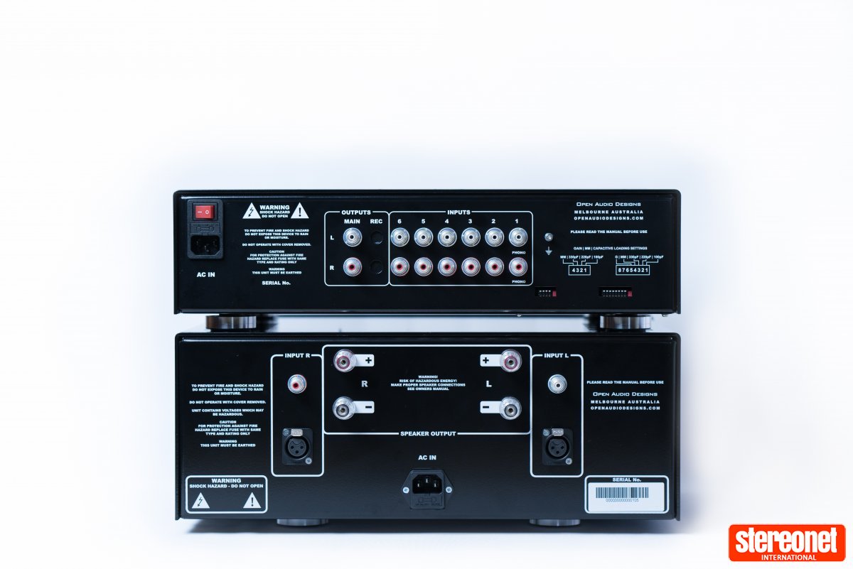 OAD Ultrafidelity uf1 cp1 Pre / Power Combination - Power Amplifiers ...