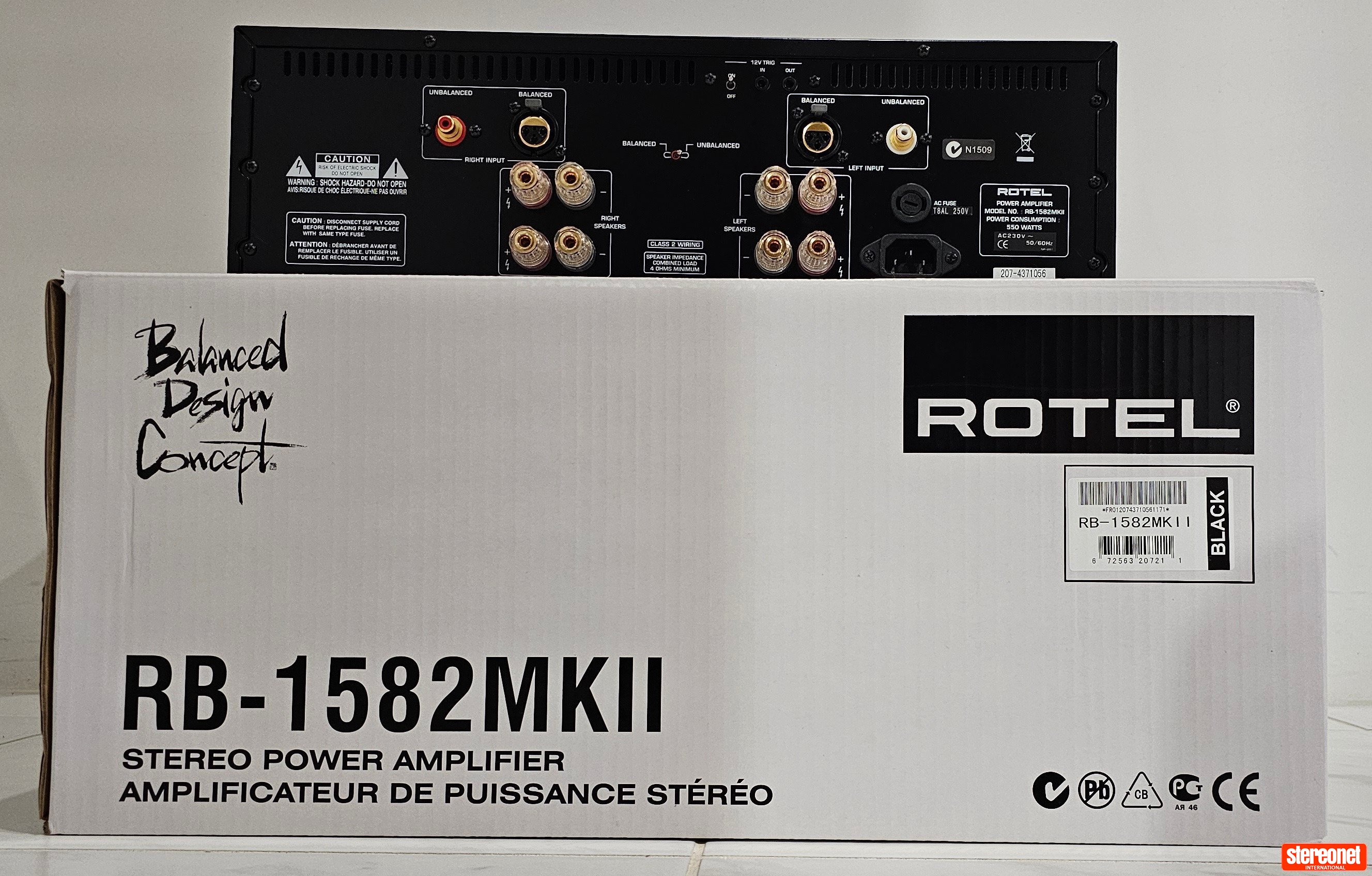 Rotel RB-1582 MKII Power Amplifier - Power Amplifiers - StereoNET