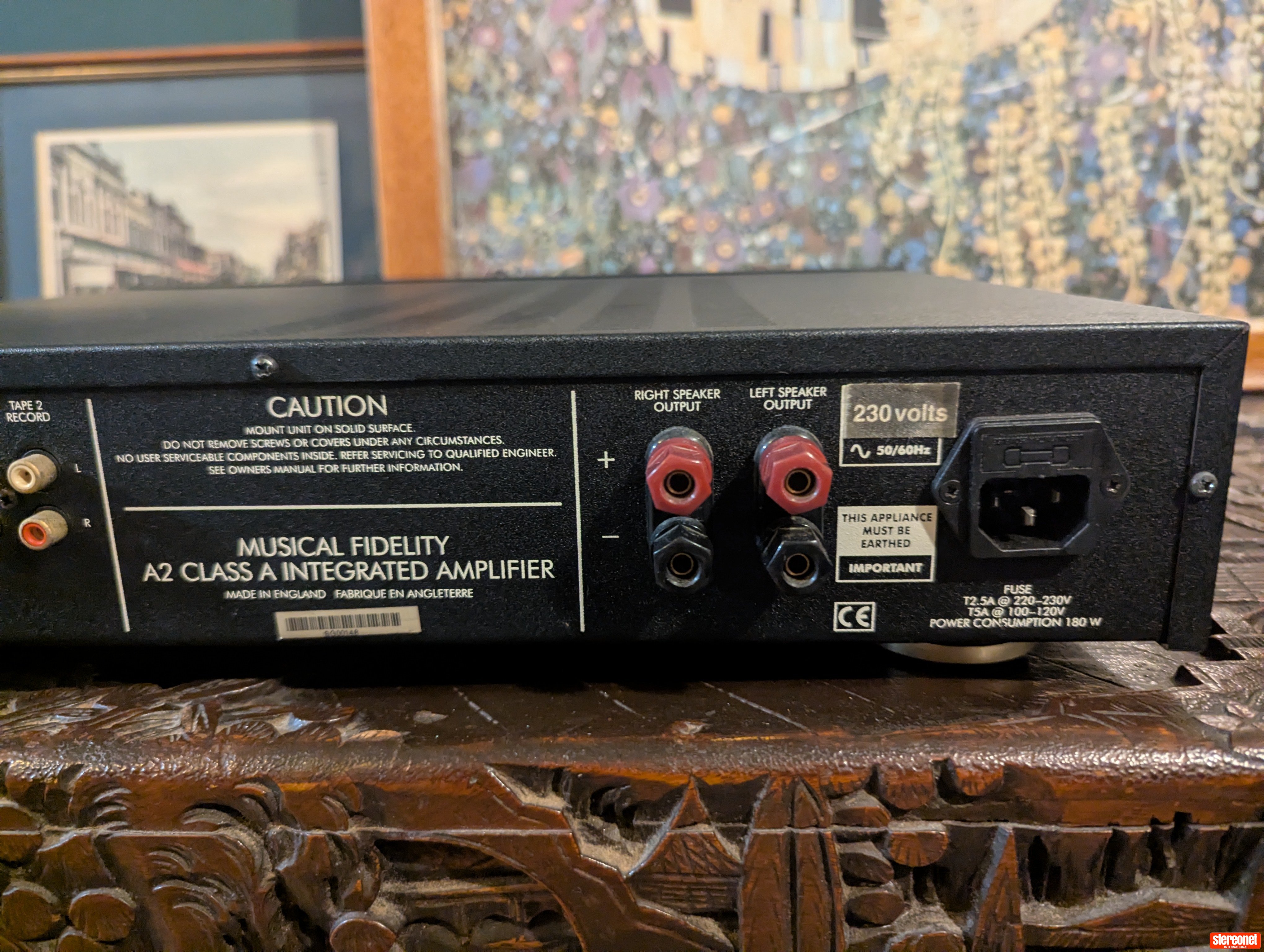 Musical Fidelity A2 Integrated Amplifier (Solid State) - Integrated ...