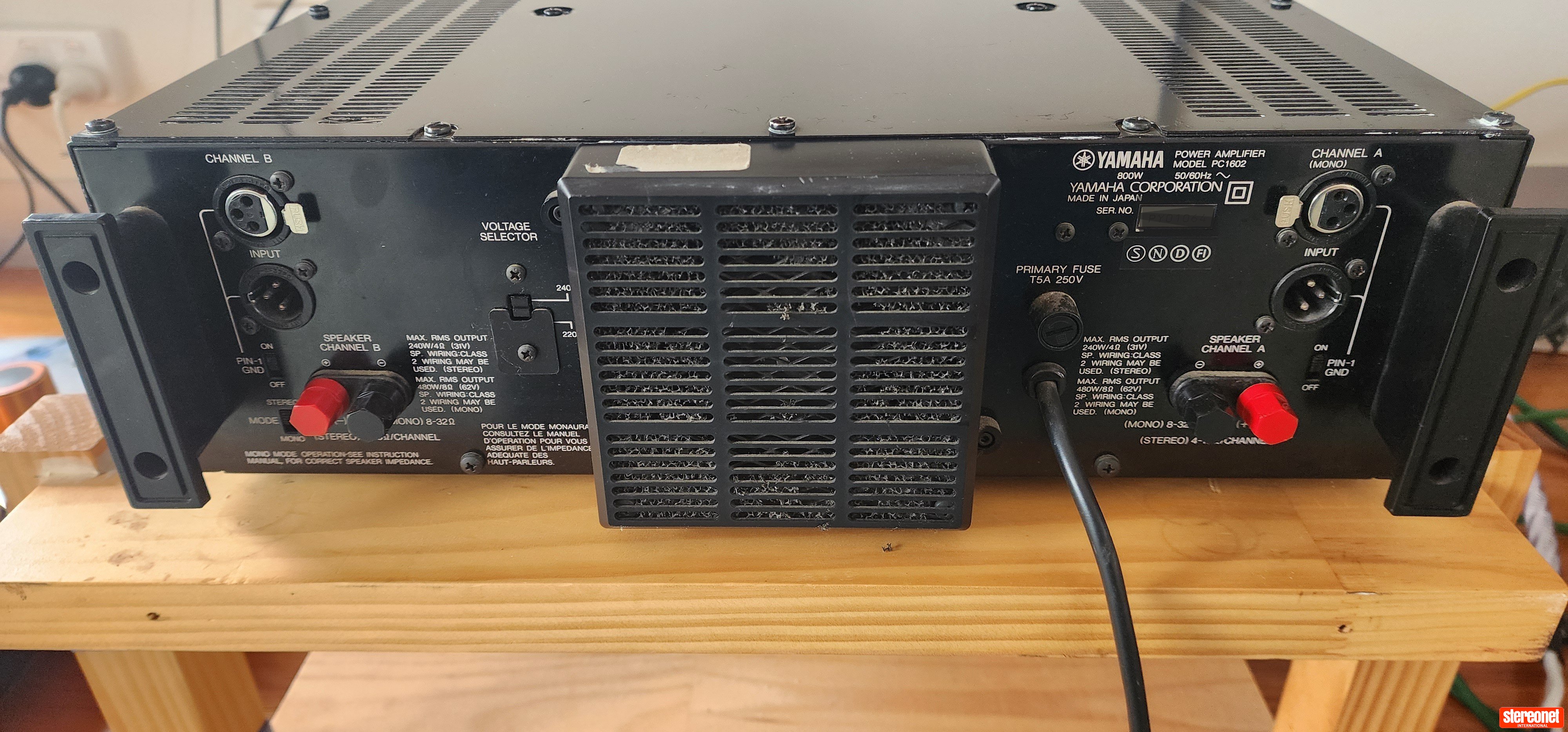 Yamaha PC1602 Power Amplifier - Power Amplifiers - StereoNET