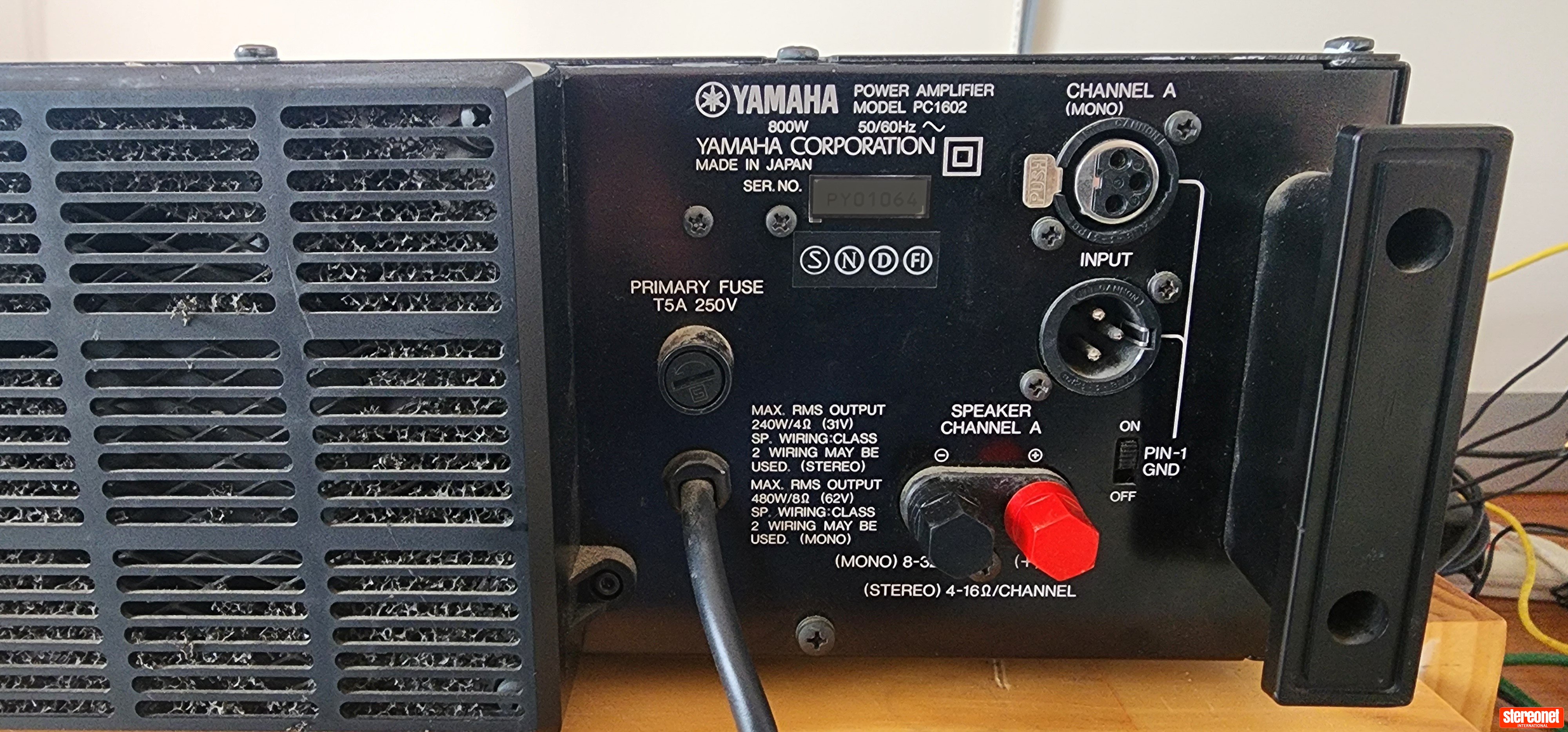 Yamaha PC1602 Power Amplifier - Power Amplifiers - StereoNET