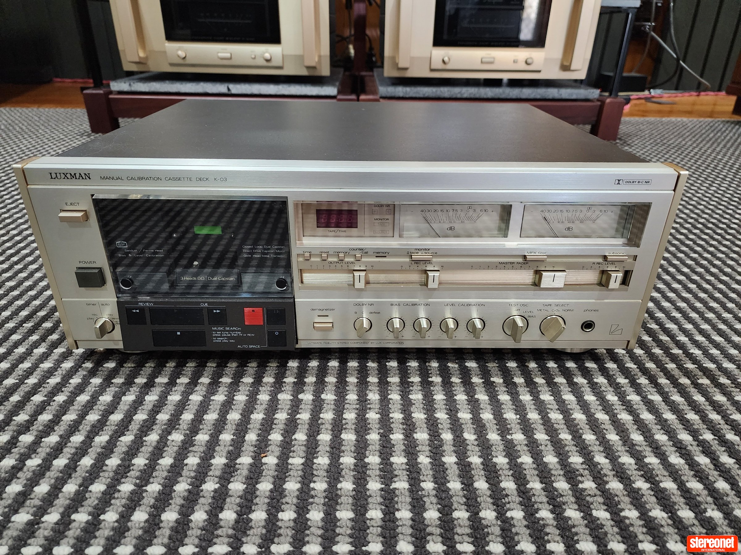 Luxman K - 03 Cassette Deck - Cassette / Reel to Reel - StereoNET