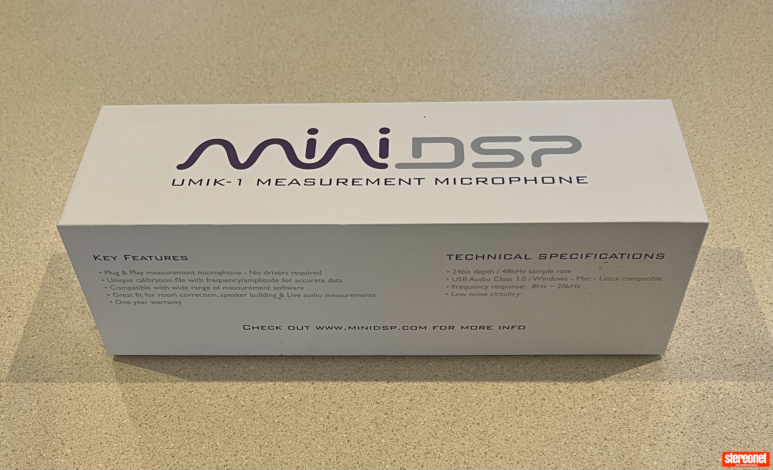 MiniDSP UMIK-1 calibrated USB measurement microphone Microphone - Other ...