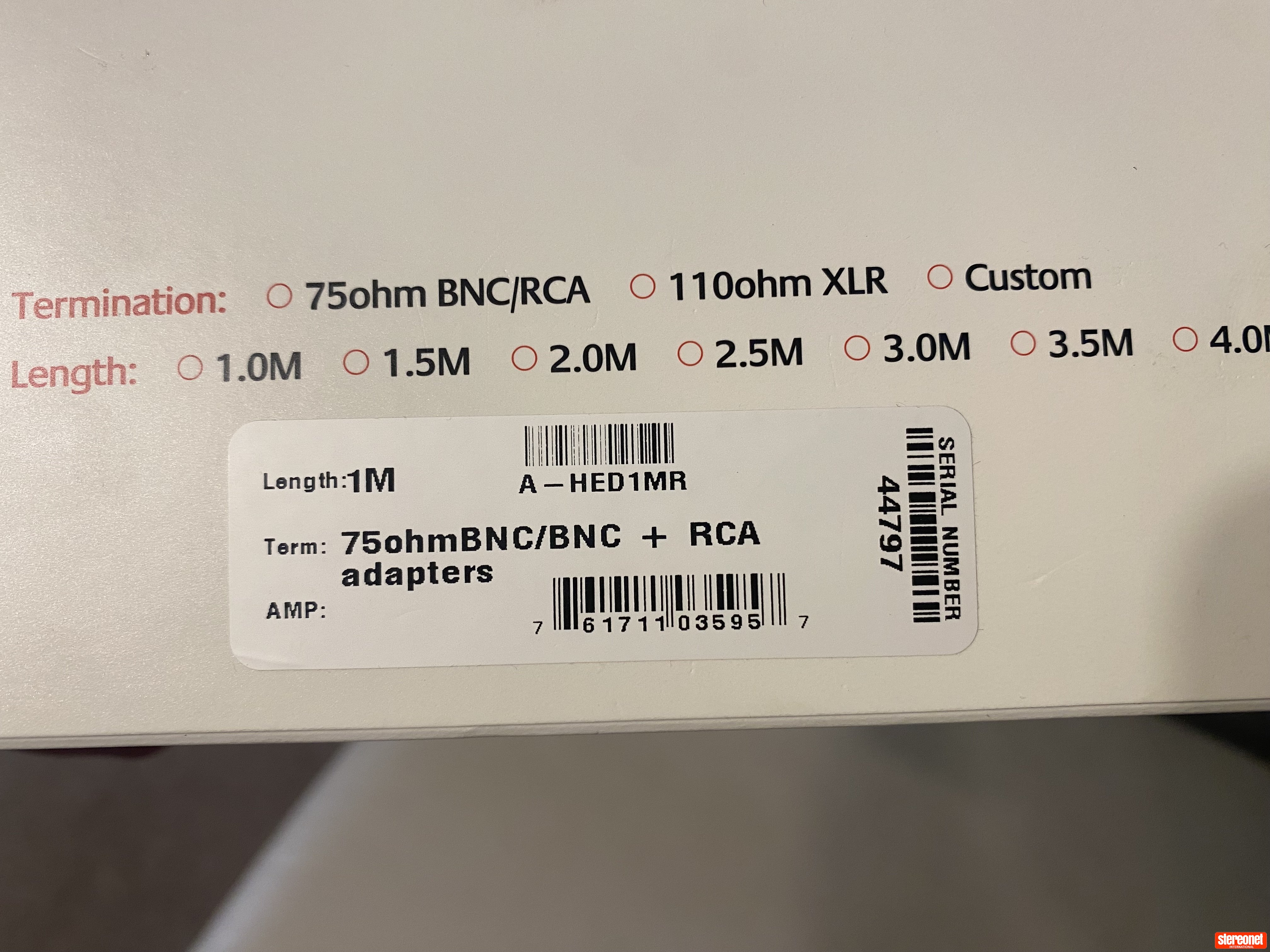 Nordost Heimdall 2 Digital Coaxial BNC - Digital Cables - StereoNET