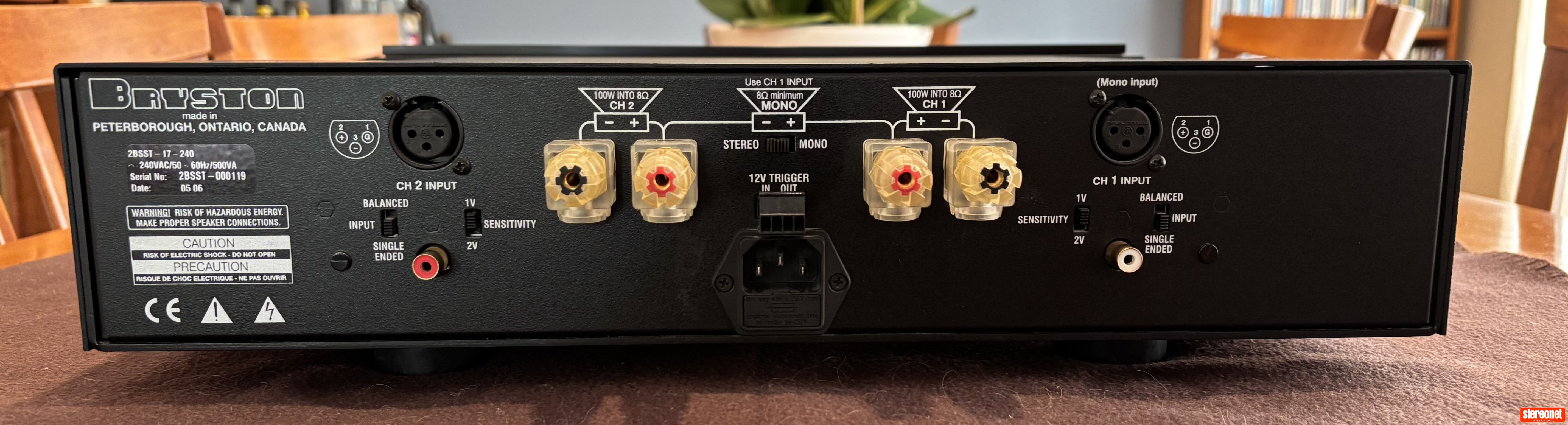 Bryston 2B-SST Series C Power Amplifier - Power Amplifiers - StereoNET