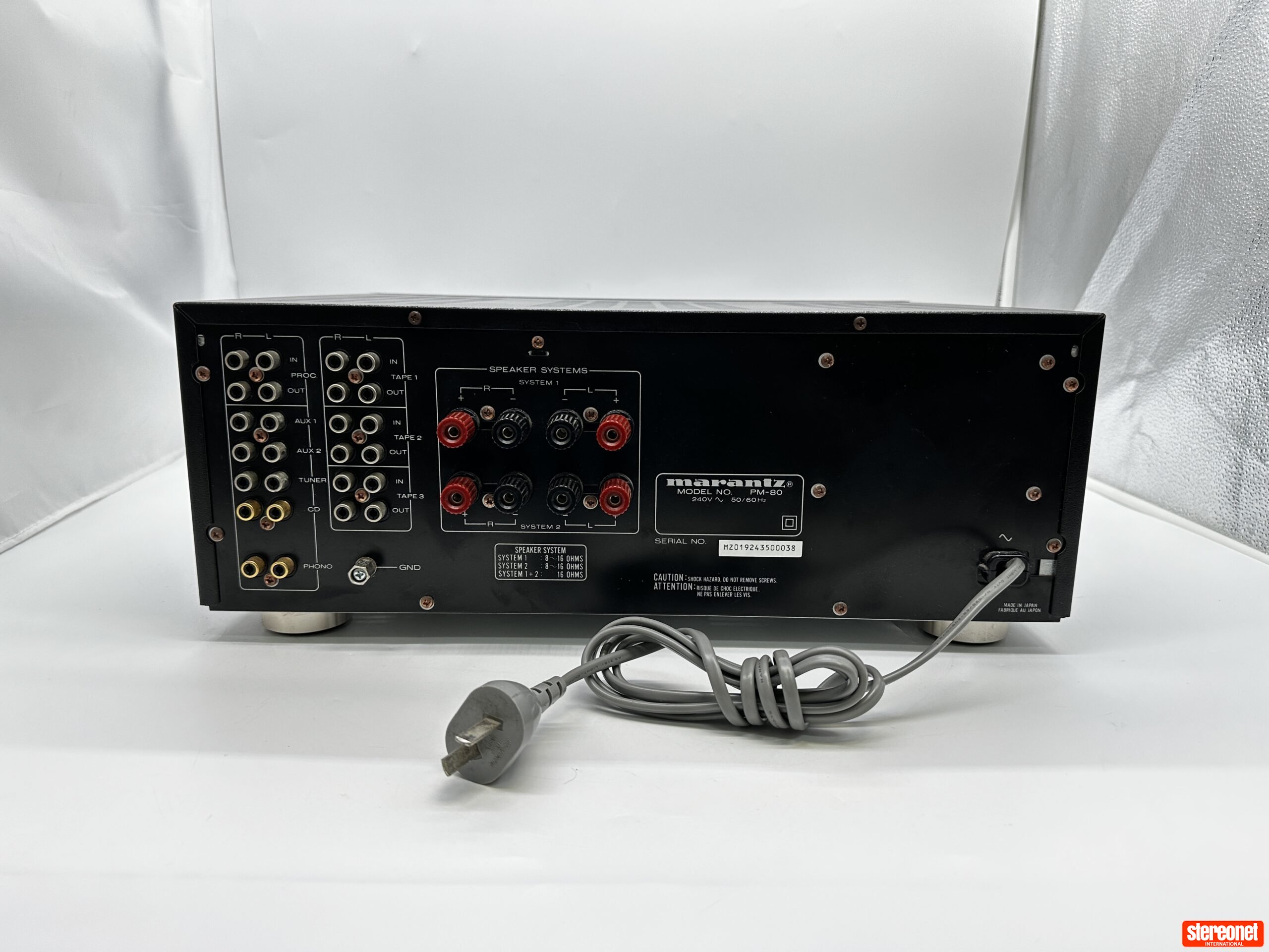 Marantz PM80 Integrated Amplifier (Solid State) - Integrated Amplifiers ...