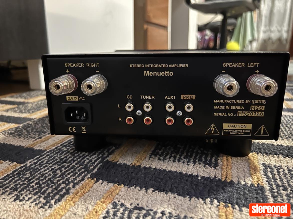 Dayens Menuetto Integrated Amplifier (Solid State) - Integrated ...