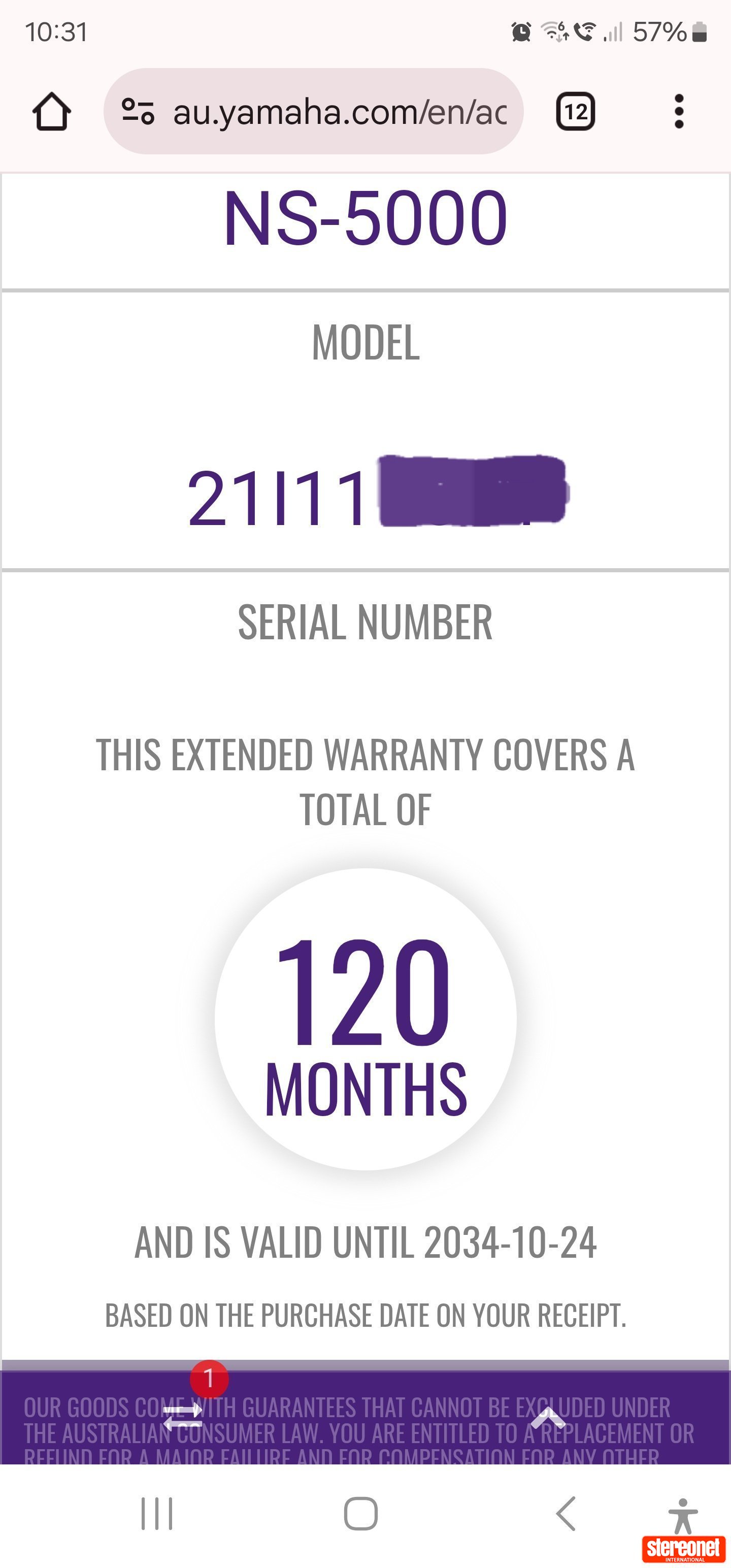 Yamaha NS5000 Standmount Loudspeakers - Floorstanders & Large Monitors - StereoNET