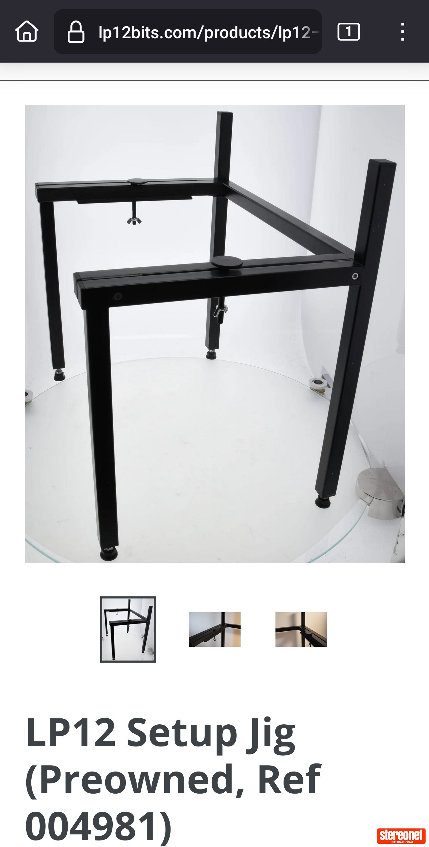 Linn LP12 set up jig Turntable Accessory - Wanted to Buy - StereoNET