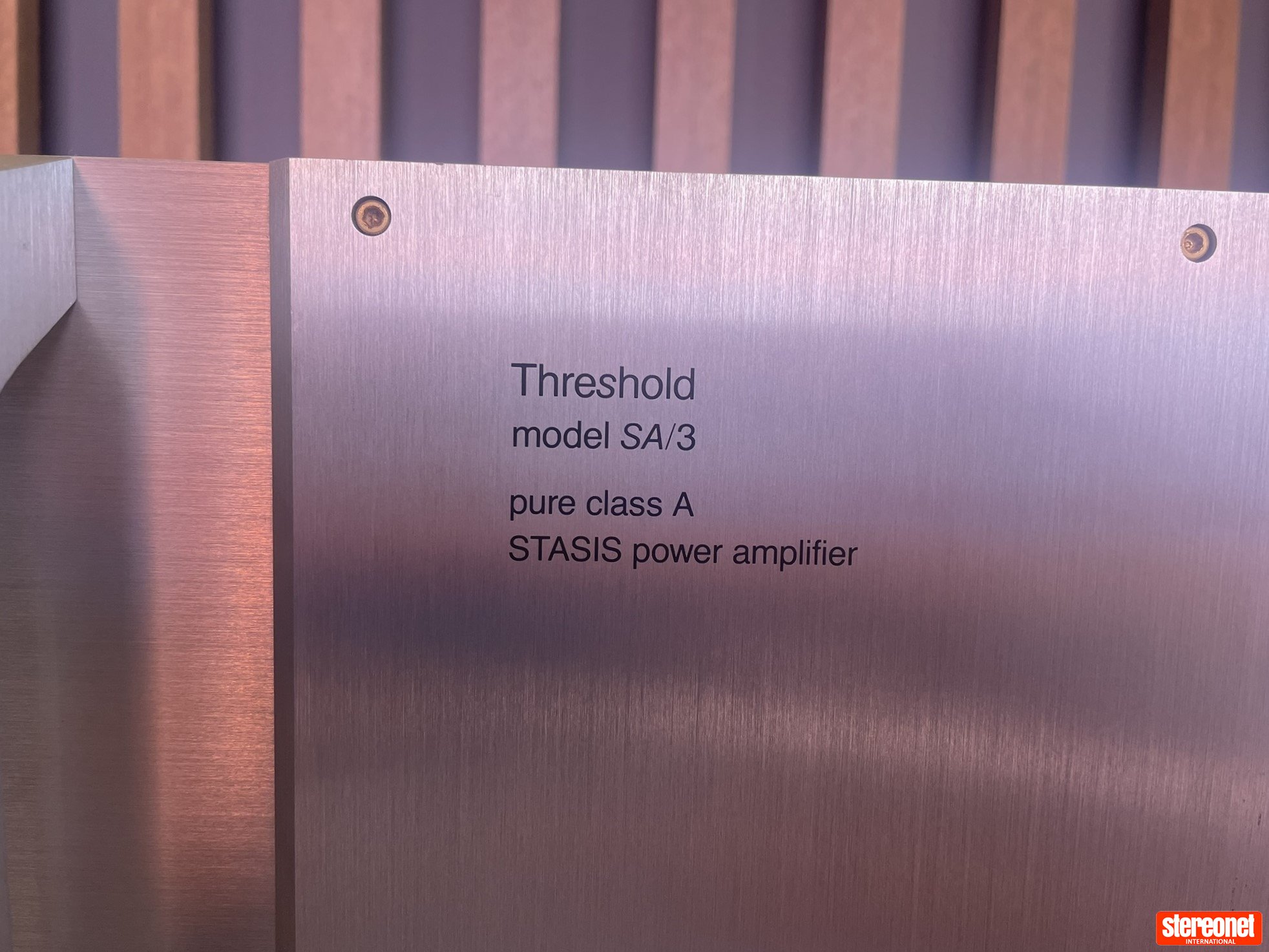 Threshold SA3 Power Amplifier - Power Amplifiers - StereoNET
