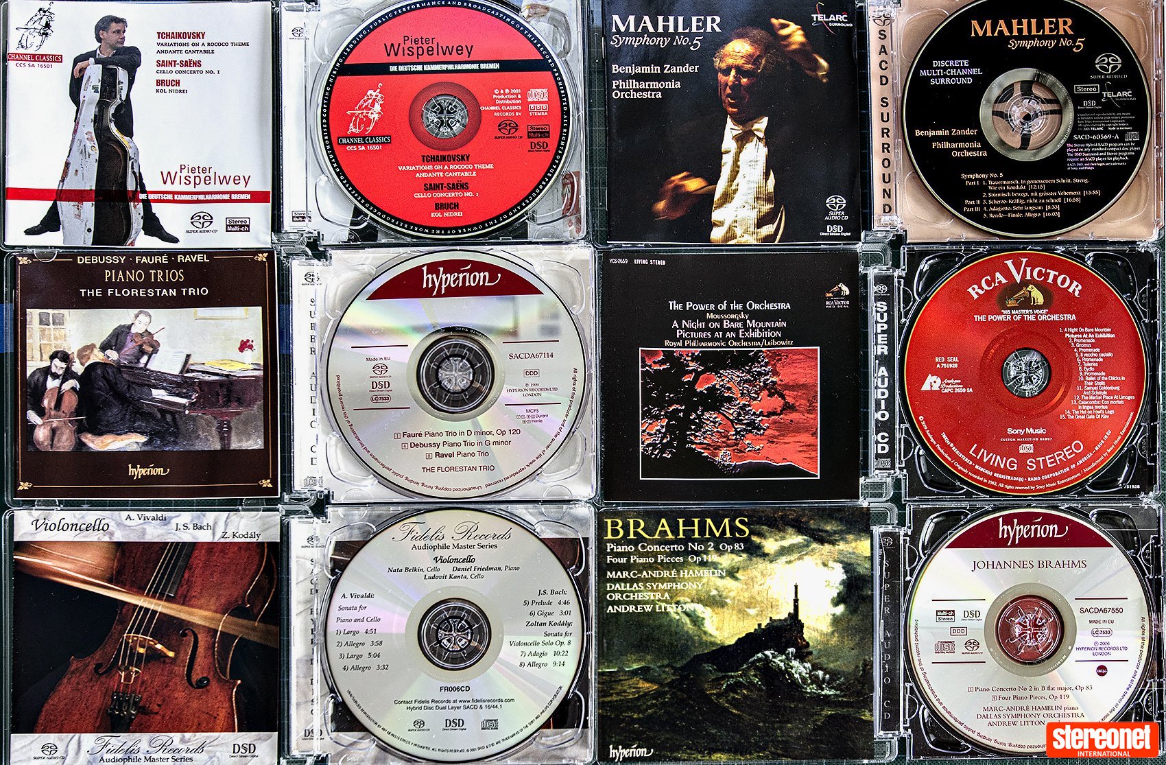 6 Classical SACD Hybrids near mint one owner Discs SACD - CD / SACD ...