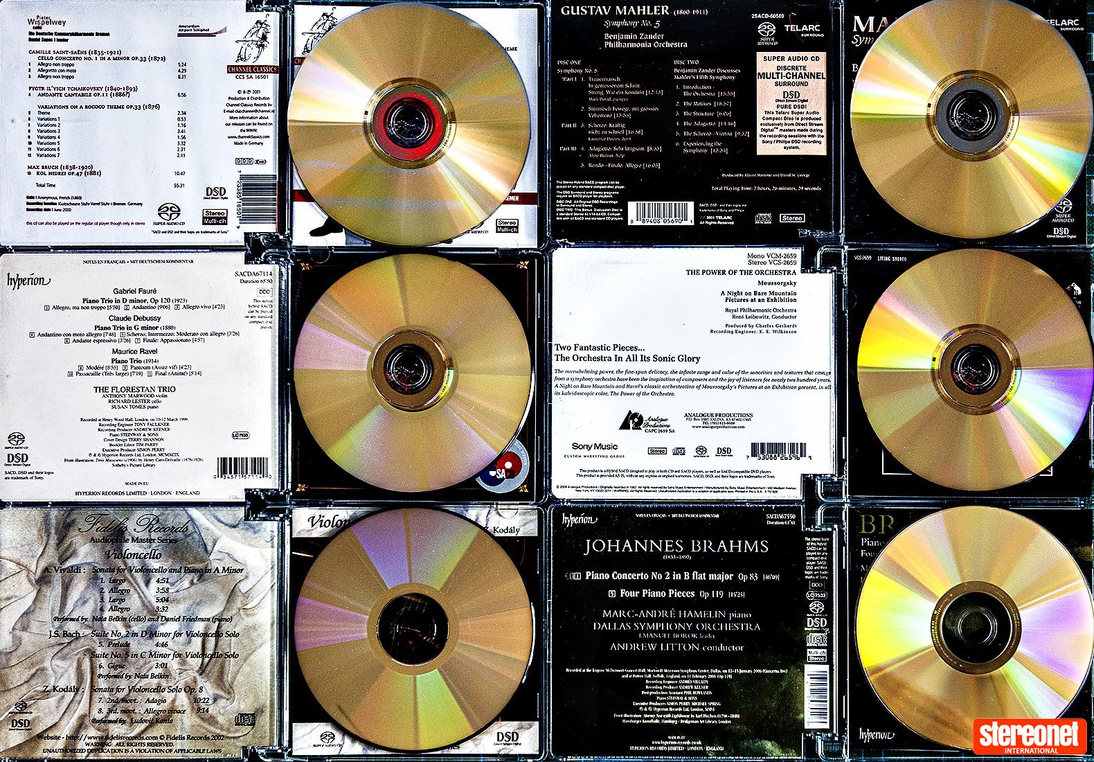 6 Classical SACD Hybrids near mint one owner Discs SACD - CD / SACD ...