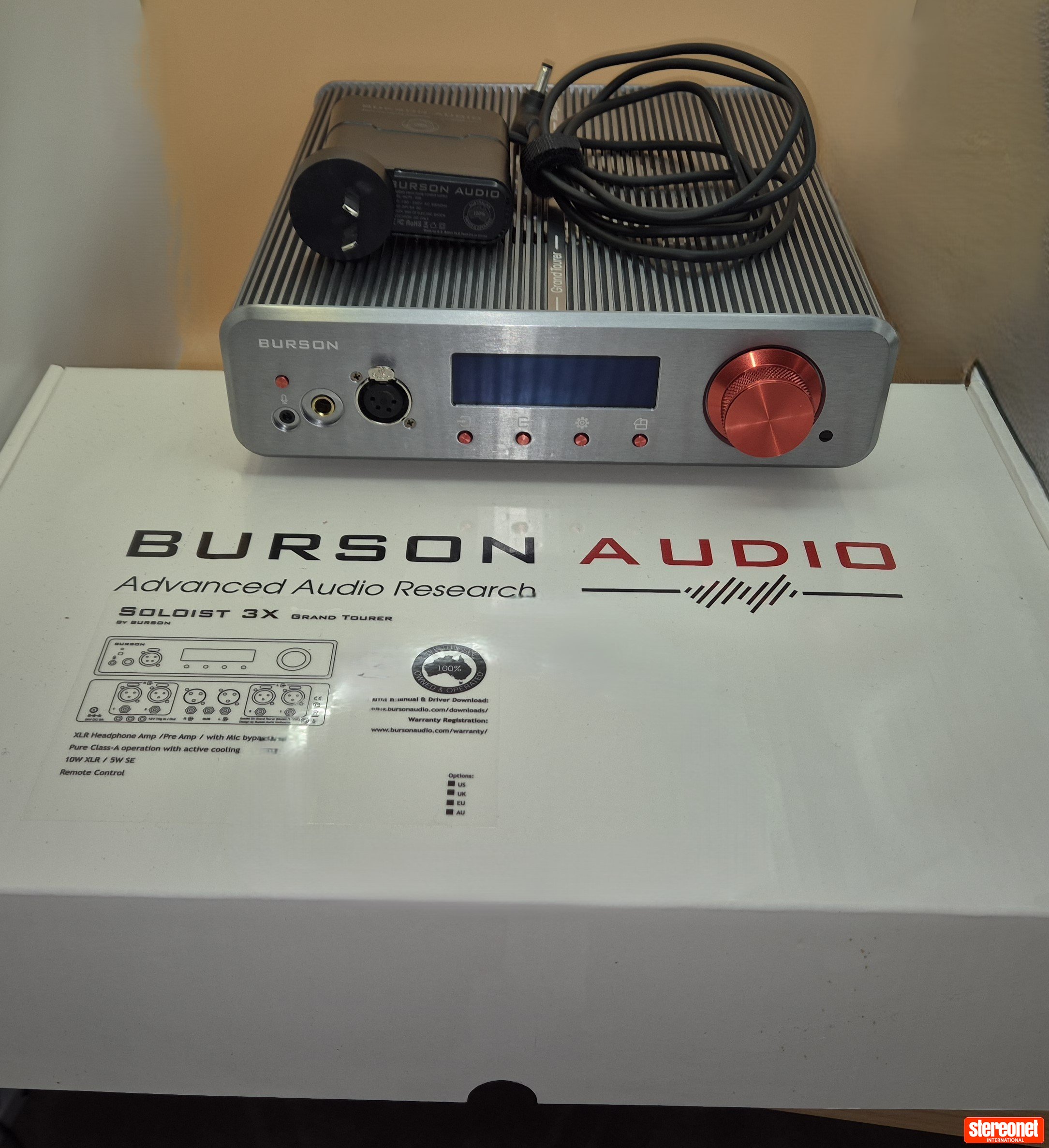 Burson Soloist 3XGT Headphone Amplifier - Headphone Amps & DACs - StereoNET