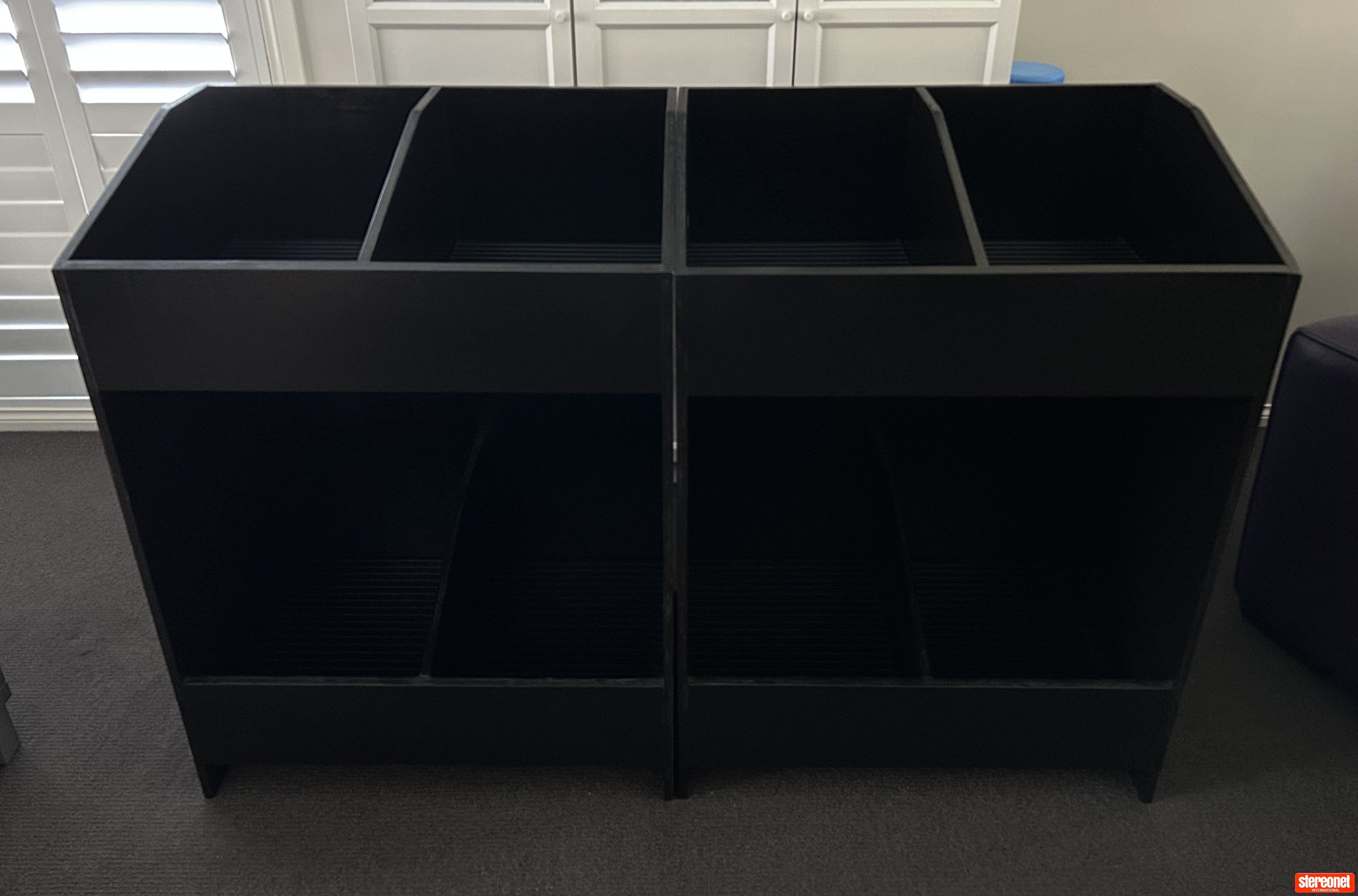 Custom Vinyl Record Storage Unit Cabinet - Racks & Cabinets - StereoNET