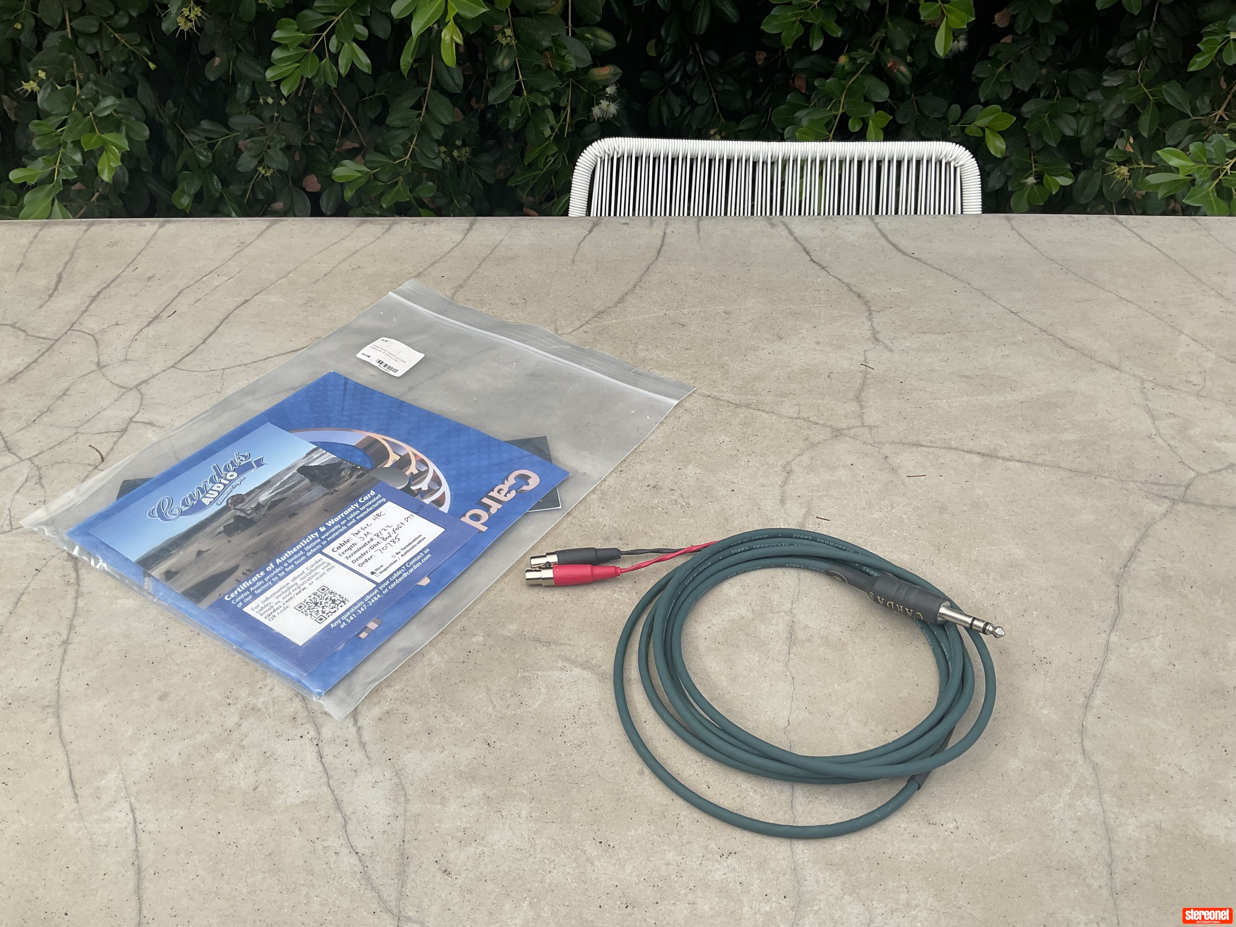 Cardas Audio Parsec (1/4” to mini XLR) Headphone Cable - Headphone ...