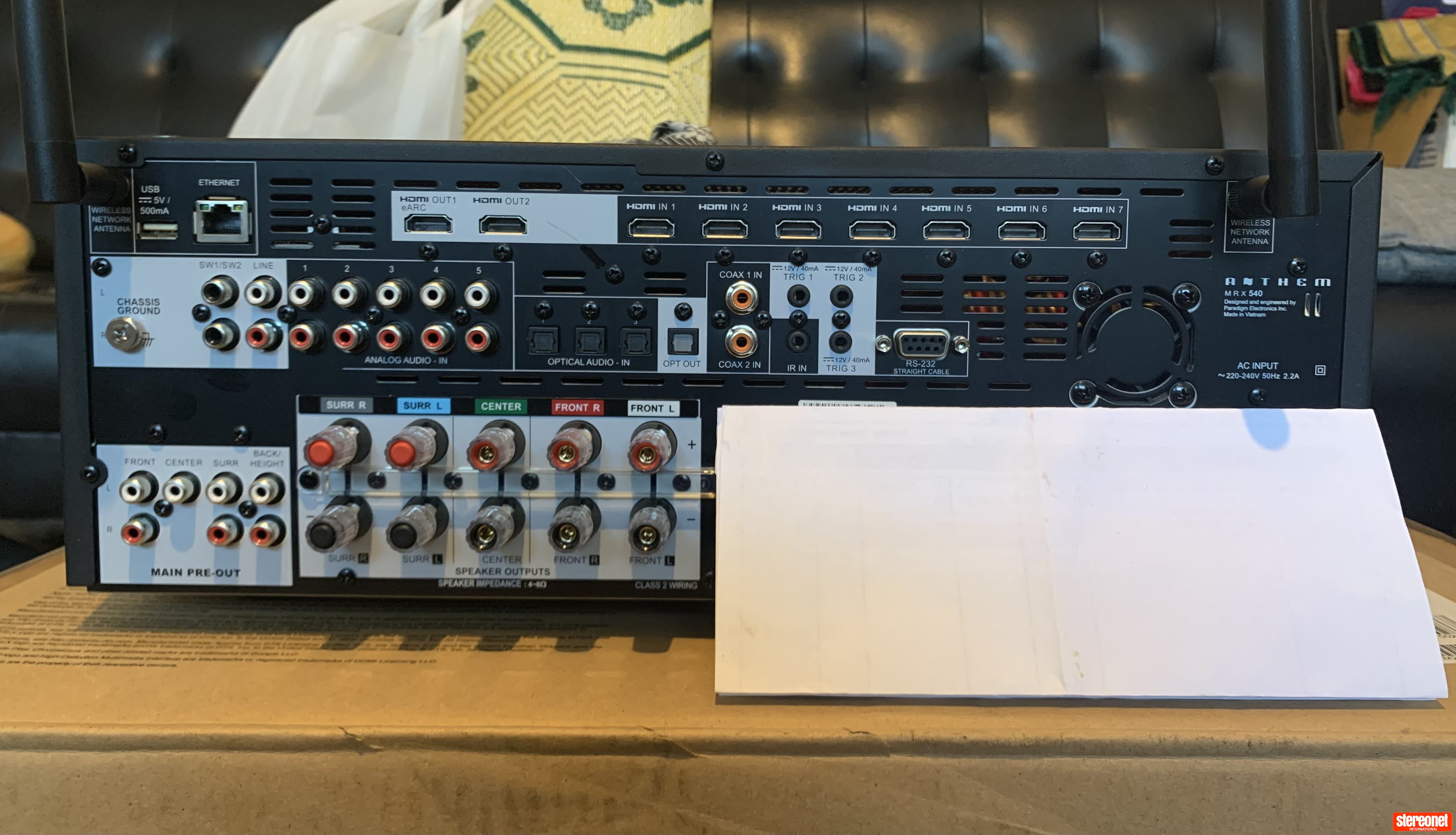 Anthem MRX-540 AV Receiver - AV Receivers & Processors - StereoNET