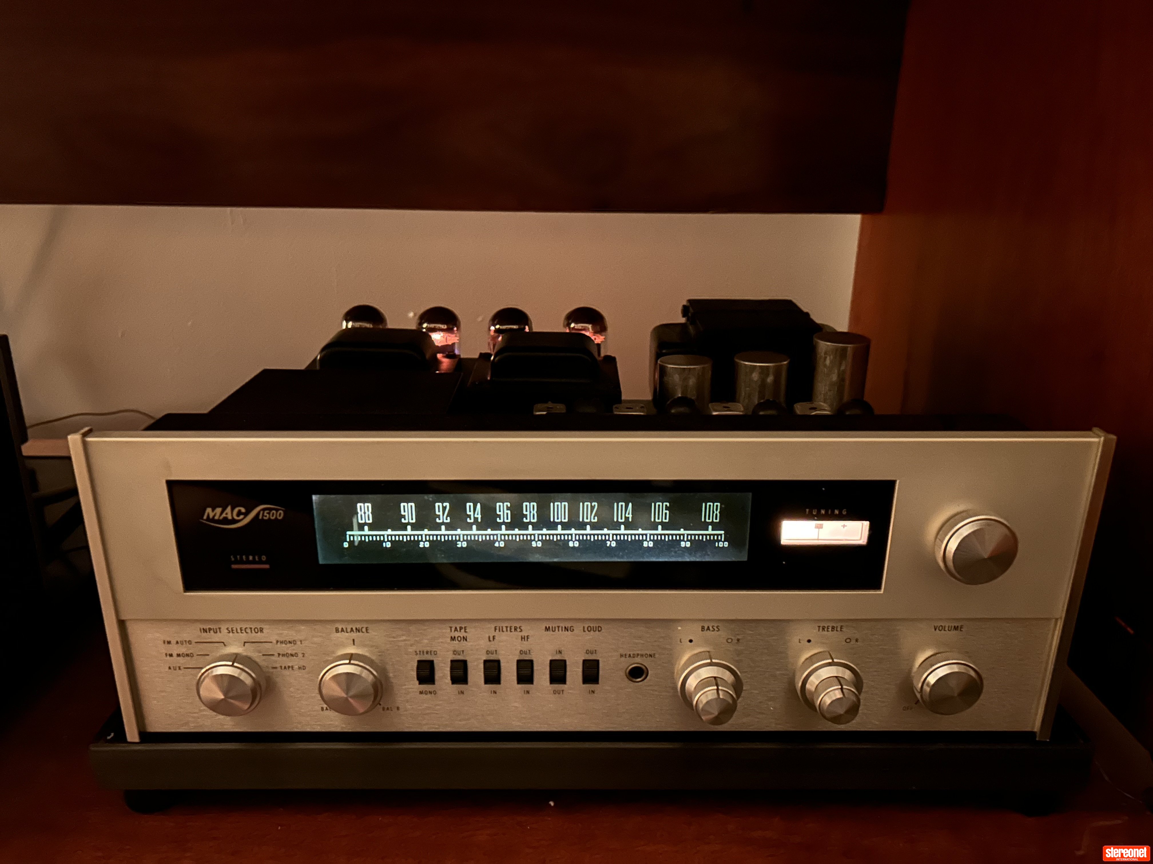 McIntosh MAC1500 Valve Receiver - AV Receivers & Processors - StereoNET