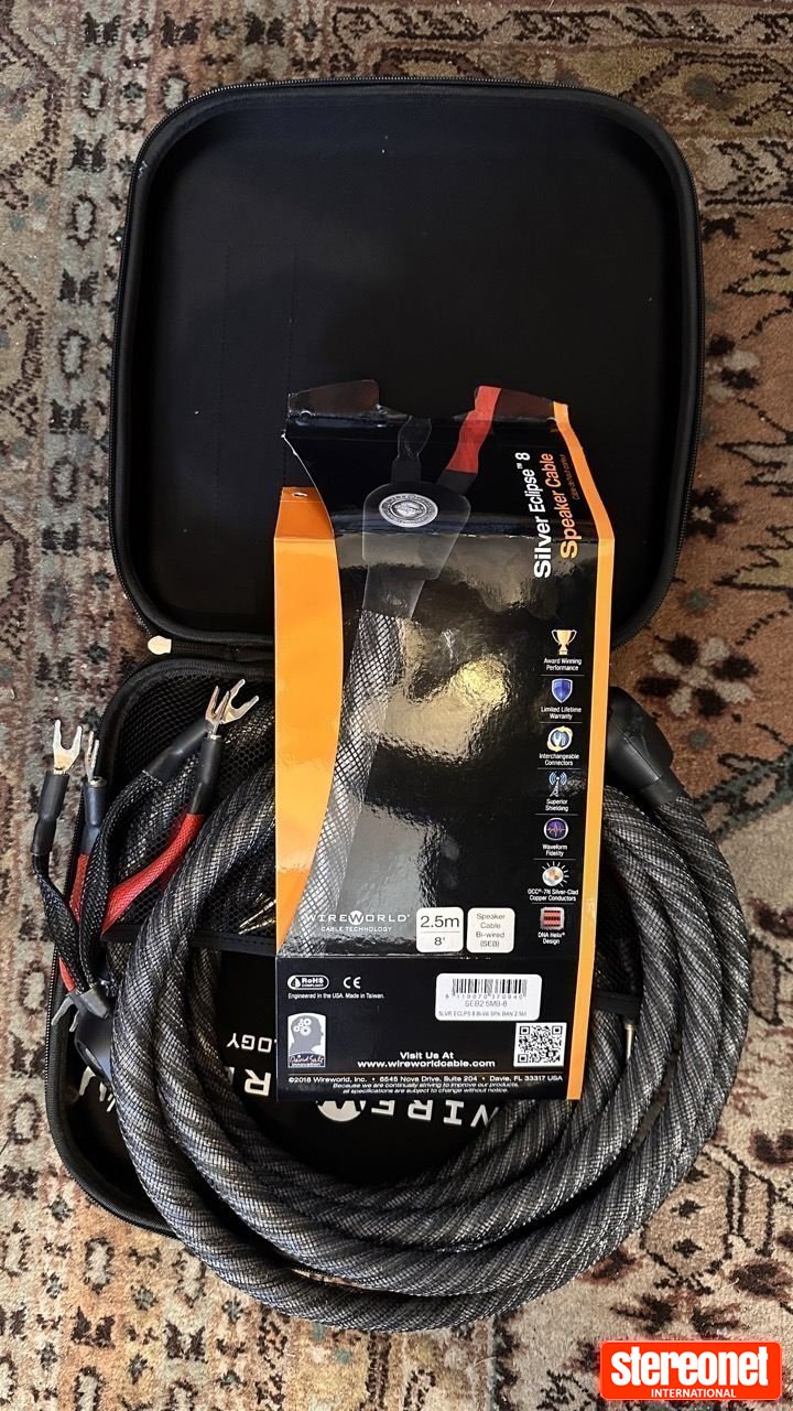 Wireworld SILVER ECLIPSE 8 Speaker Cables - Speaker Cables - StereoNET