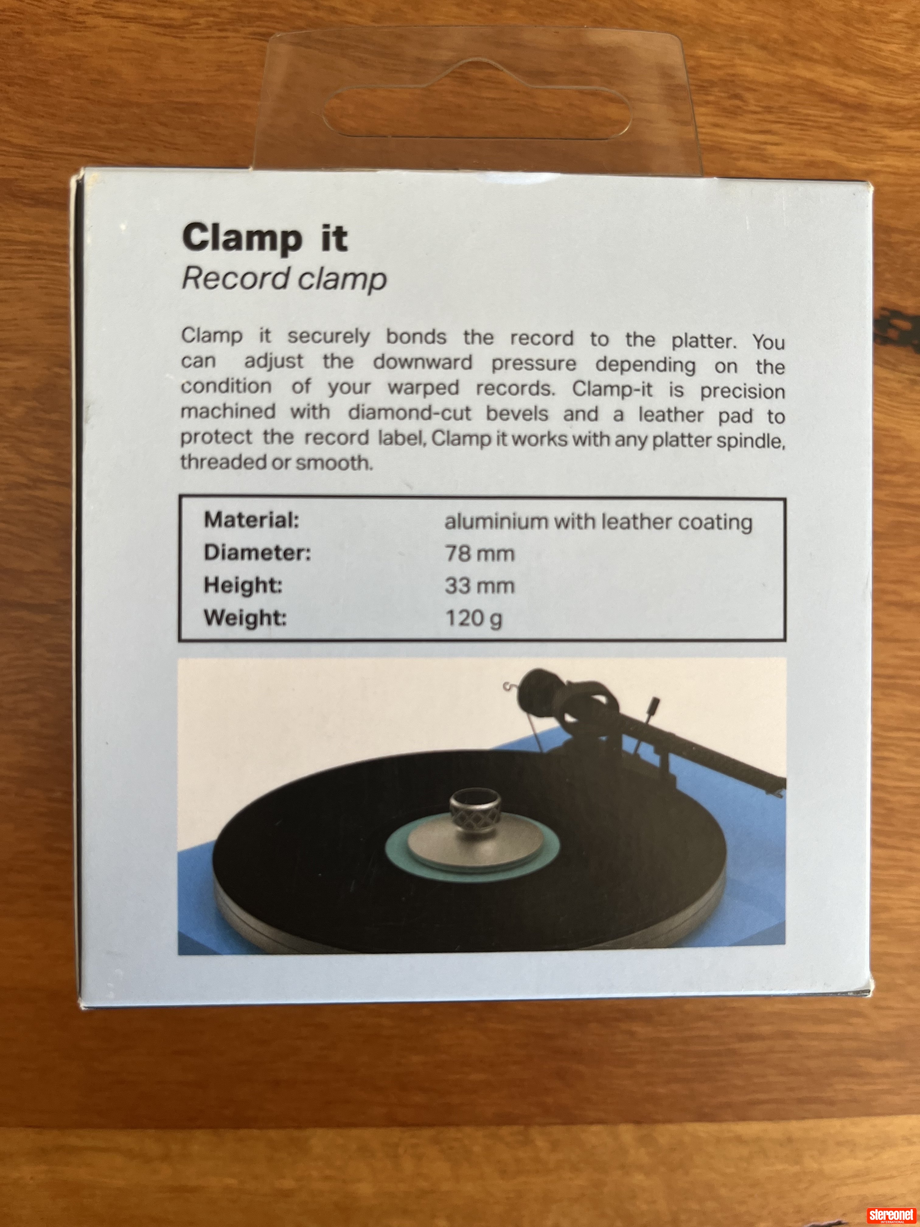 Pro-Ject Clamp-it Record Weight - Analogue Accessories - StereoNET