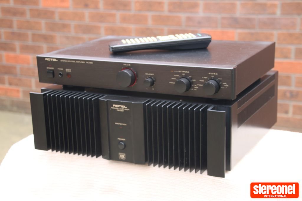 Rotel RC-995, RB-991 Pre / Power Combination - Integrated Amplifiers ...