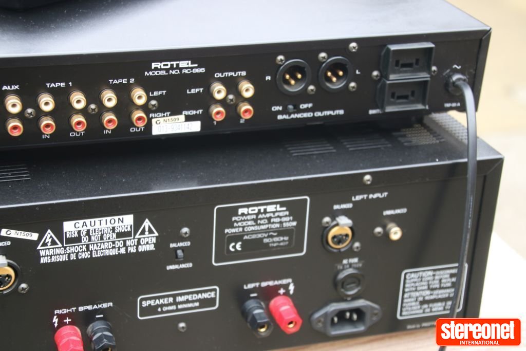 Rotel RC-995, RB-991 Pre / Power Combination - Integrated Amplifiers ...
