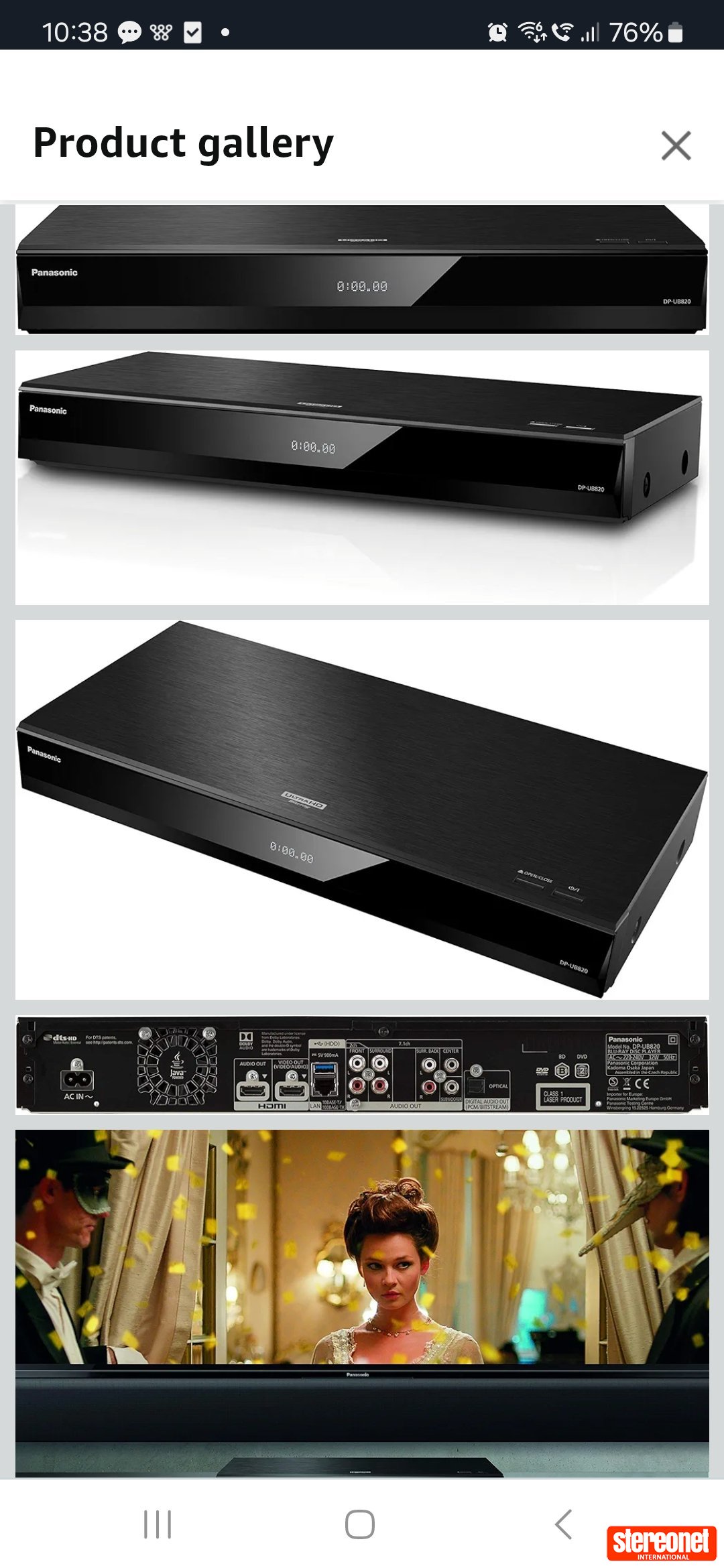 Panasonic DP-UB820 4k player Blu-ray Player - Wanted to Buy - StereoNET