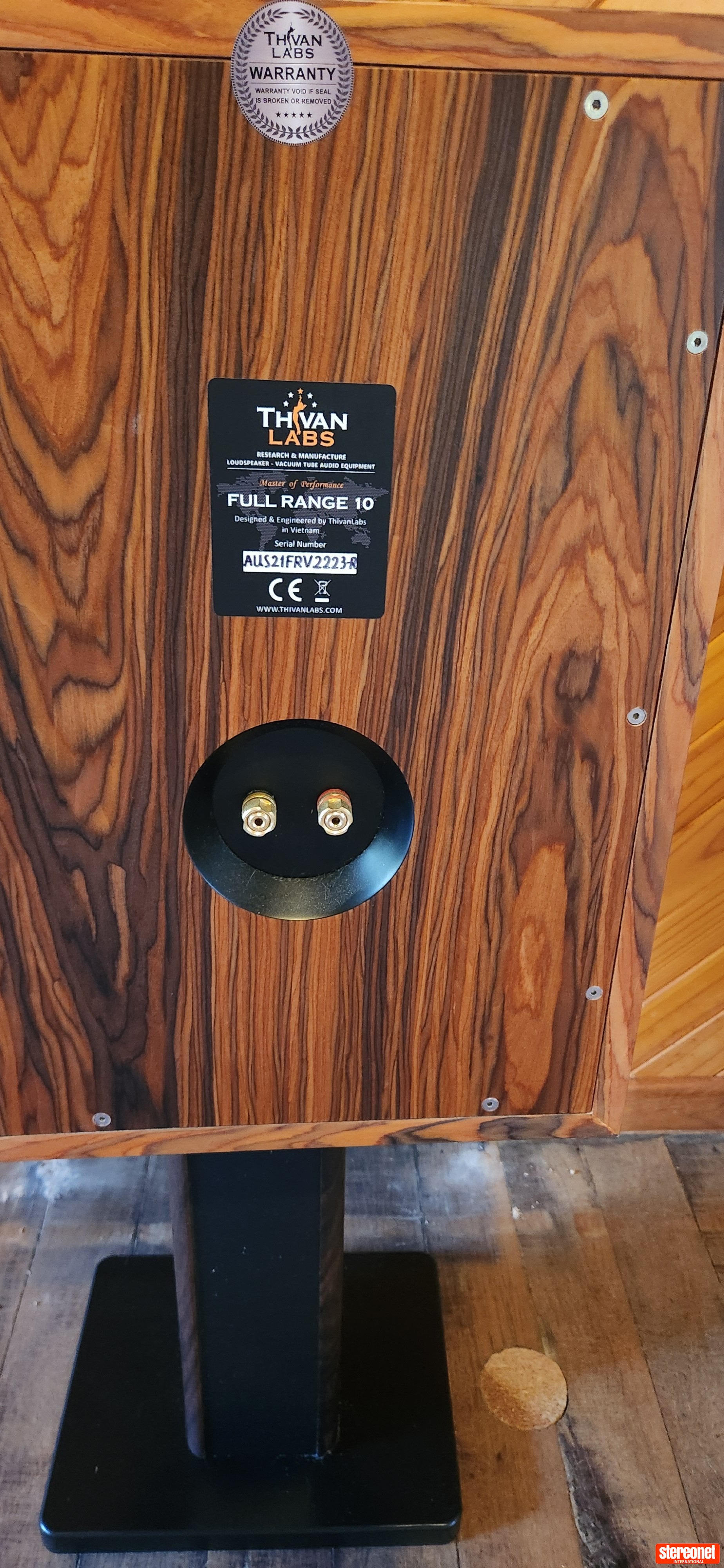 Thivan Labs Fullrange 10 MK3 Standmount Loudspeakers - Bookshelf ...