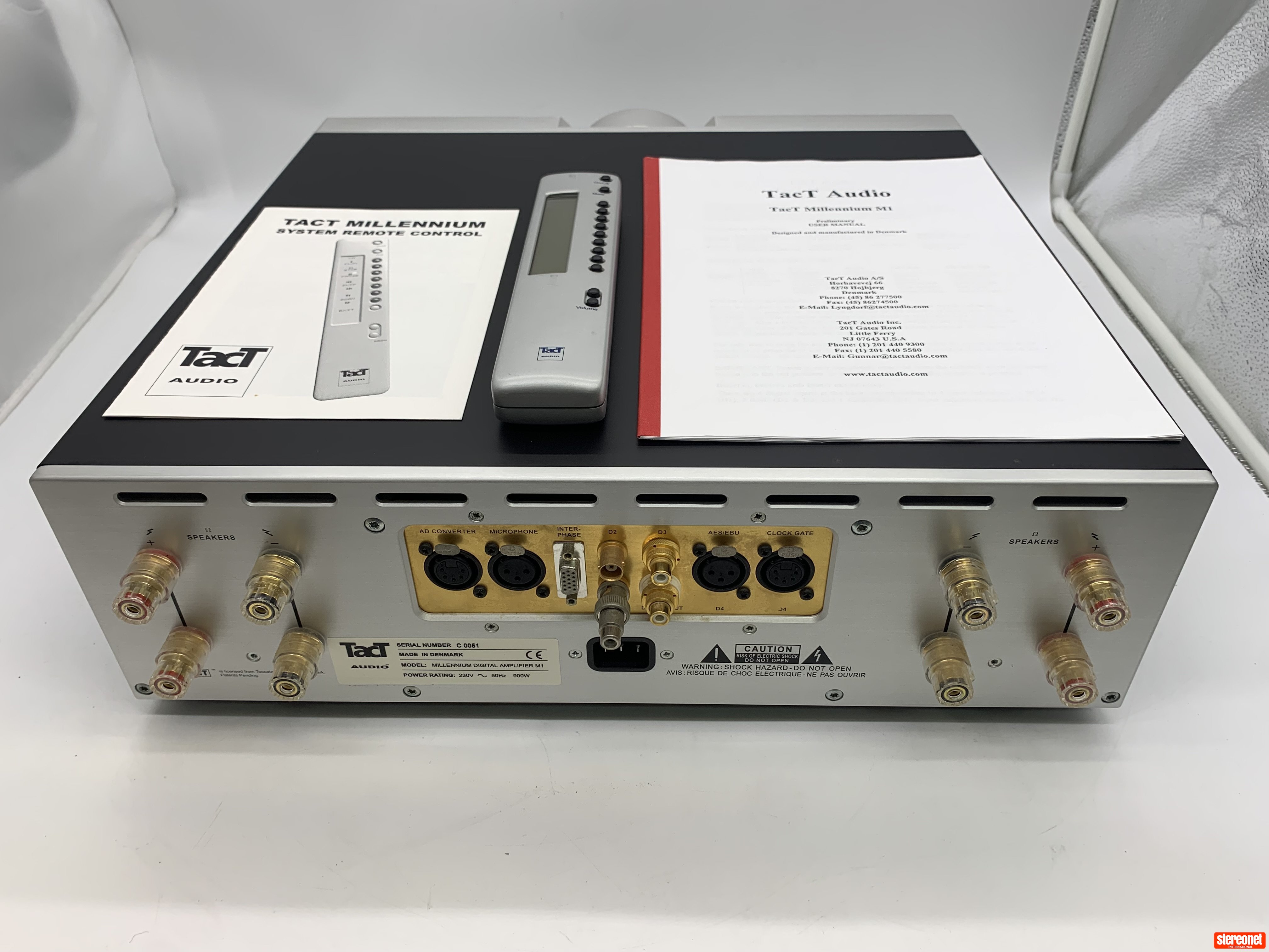 Tact Audio Audio Millennium Digital M1 Integrated Amplifier (Solid ...