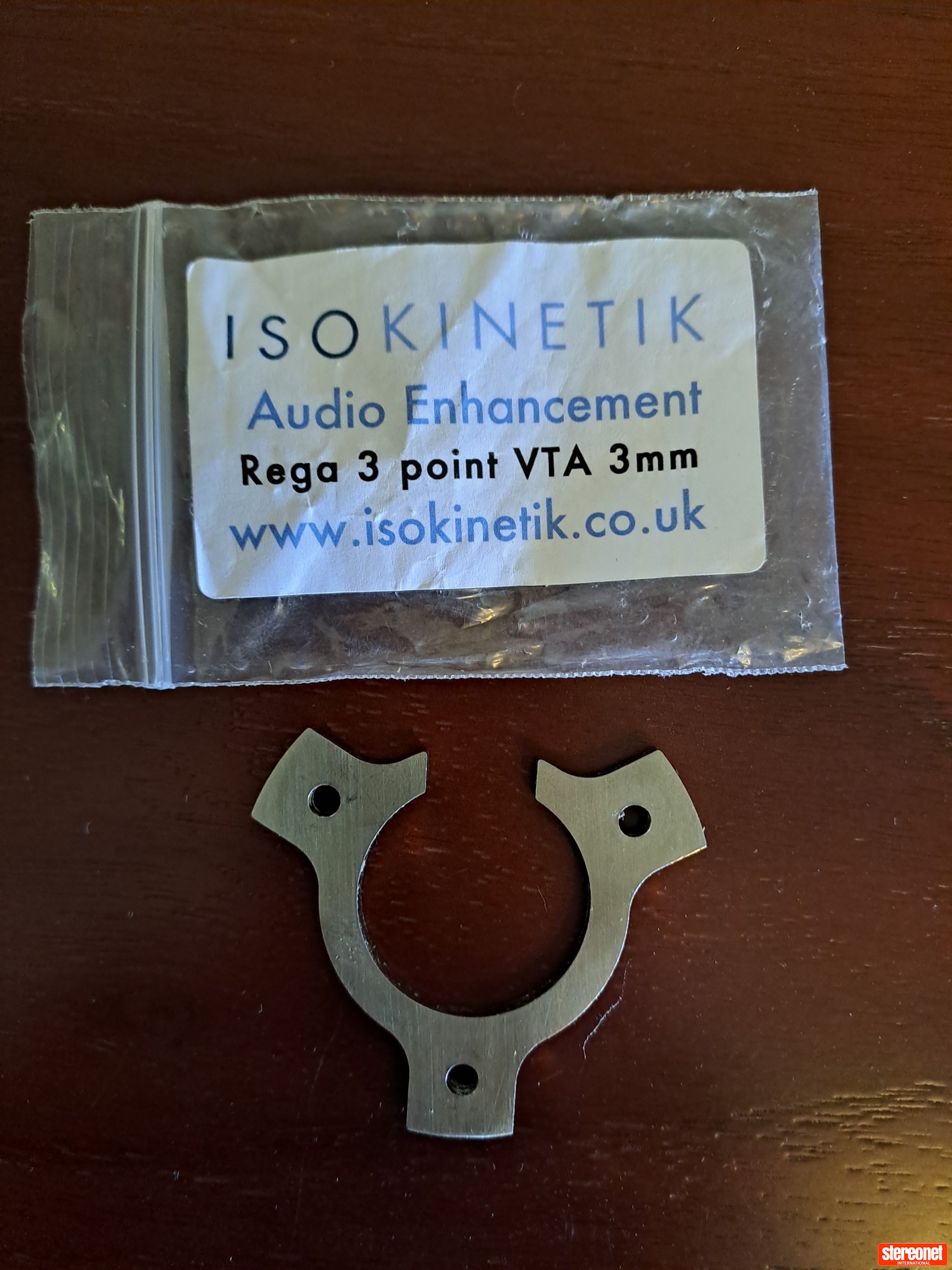 IsoKinetik 3mm Rega 3 point Spacer Tonearm Boards / Mounting Plates ...