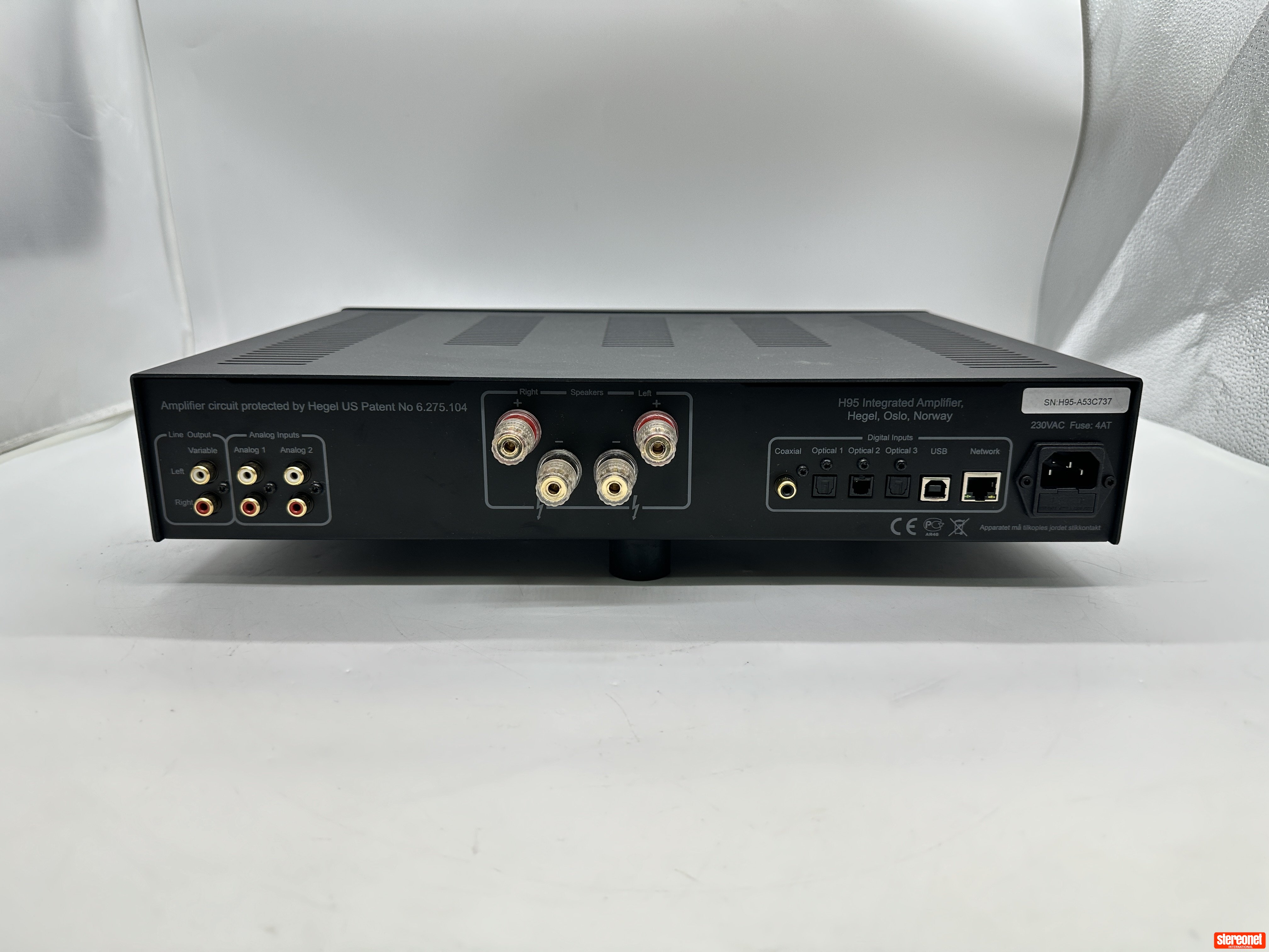 Hegel Music Systems H95 Integrated Amplifier (Solid State) - Integrated ...