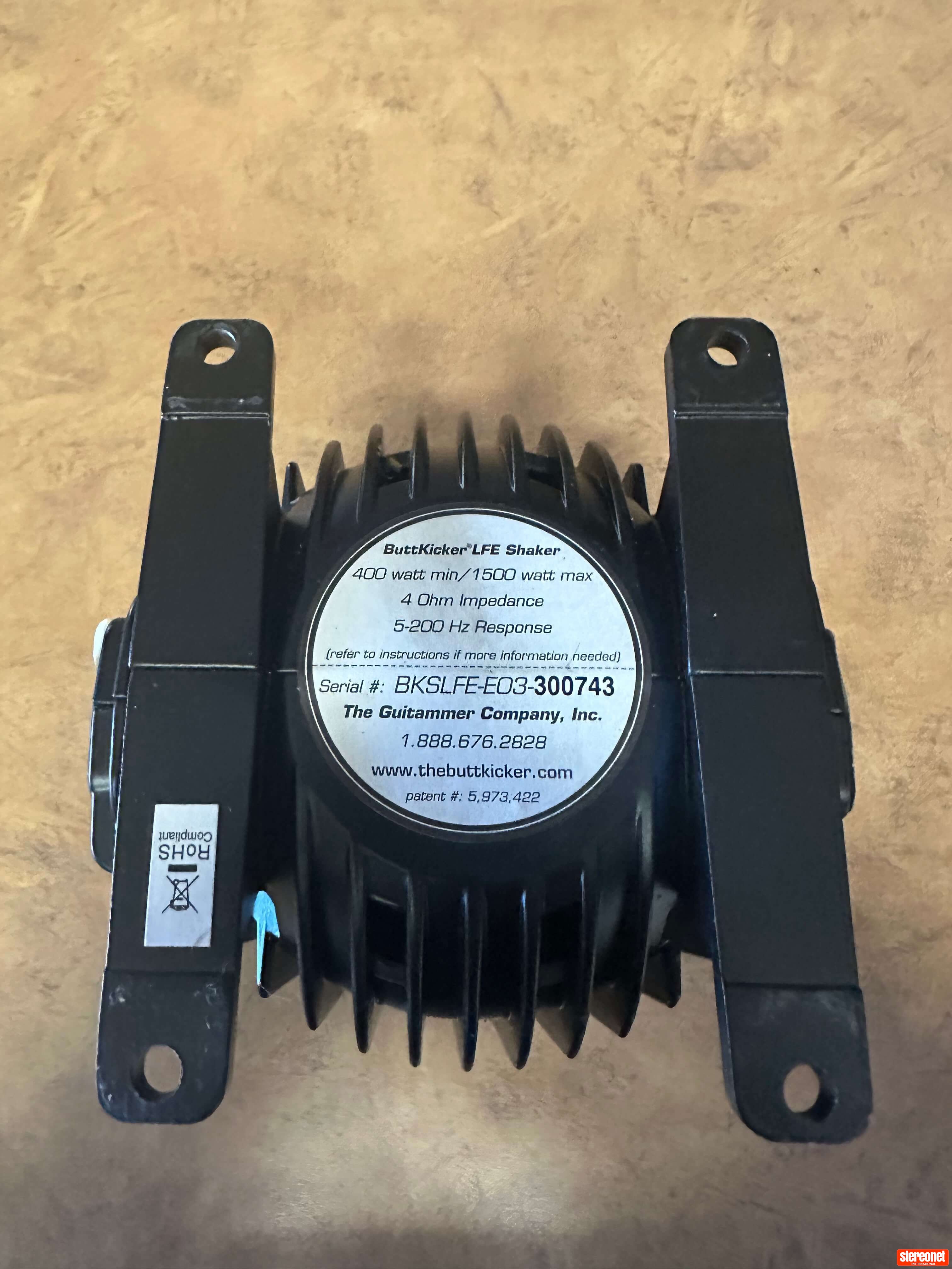 Buttkicker LFE Haptic Transducer - Installed / Surround / Dedicated ...