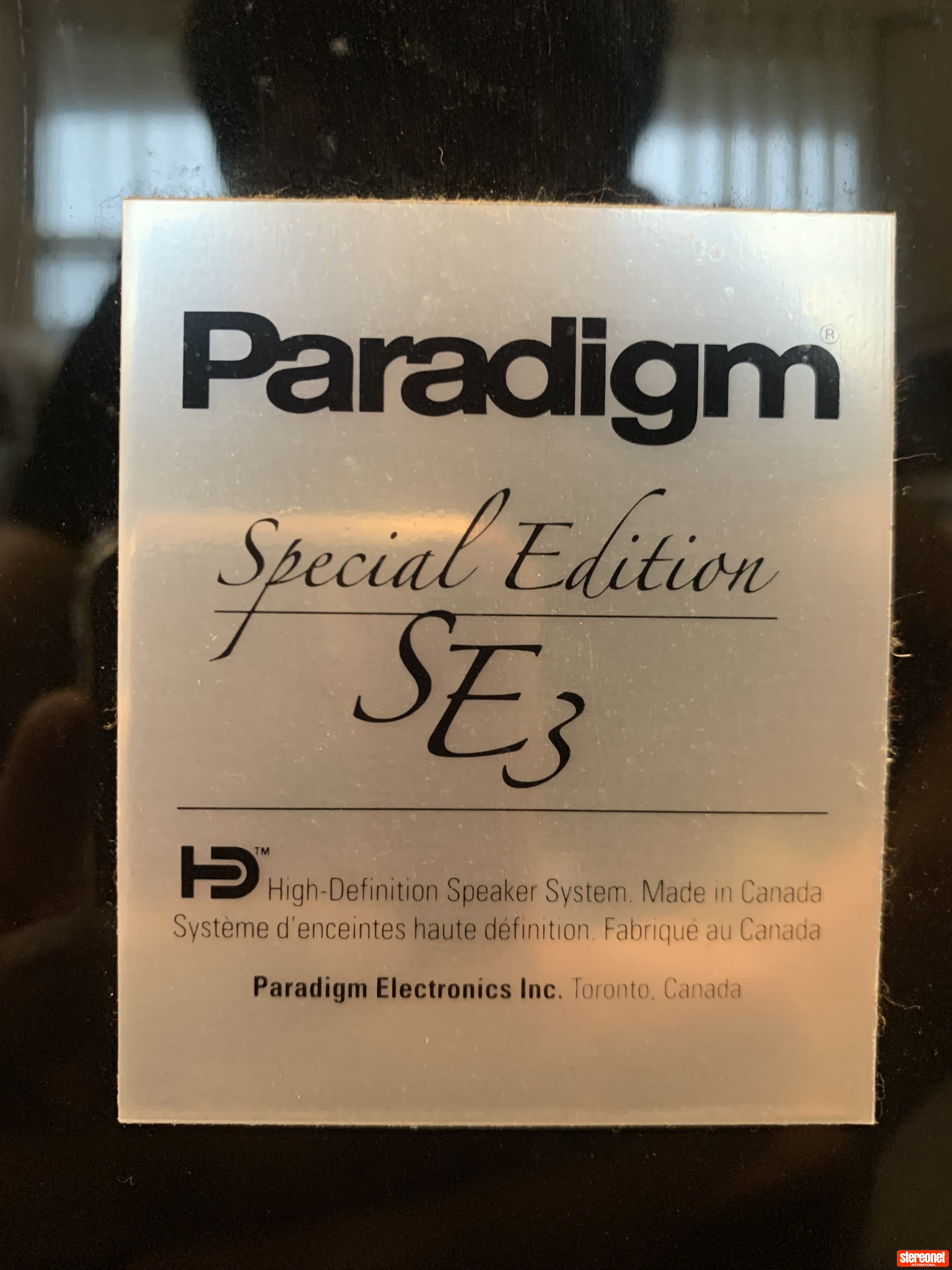 Paradigm SE 3 Special Edition Floorstanding Loudspeakers ...