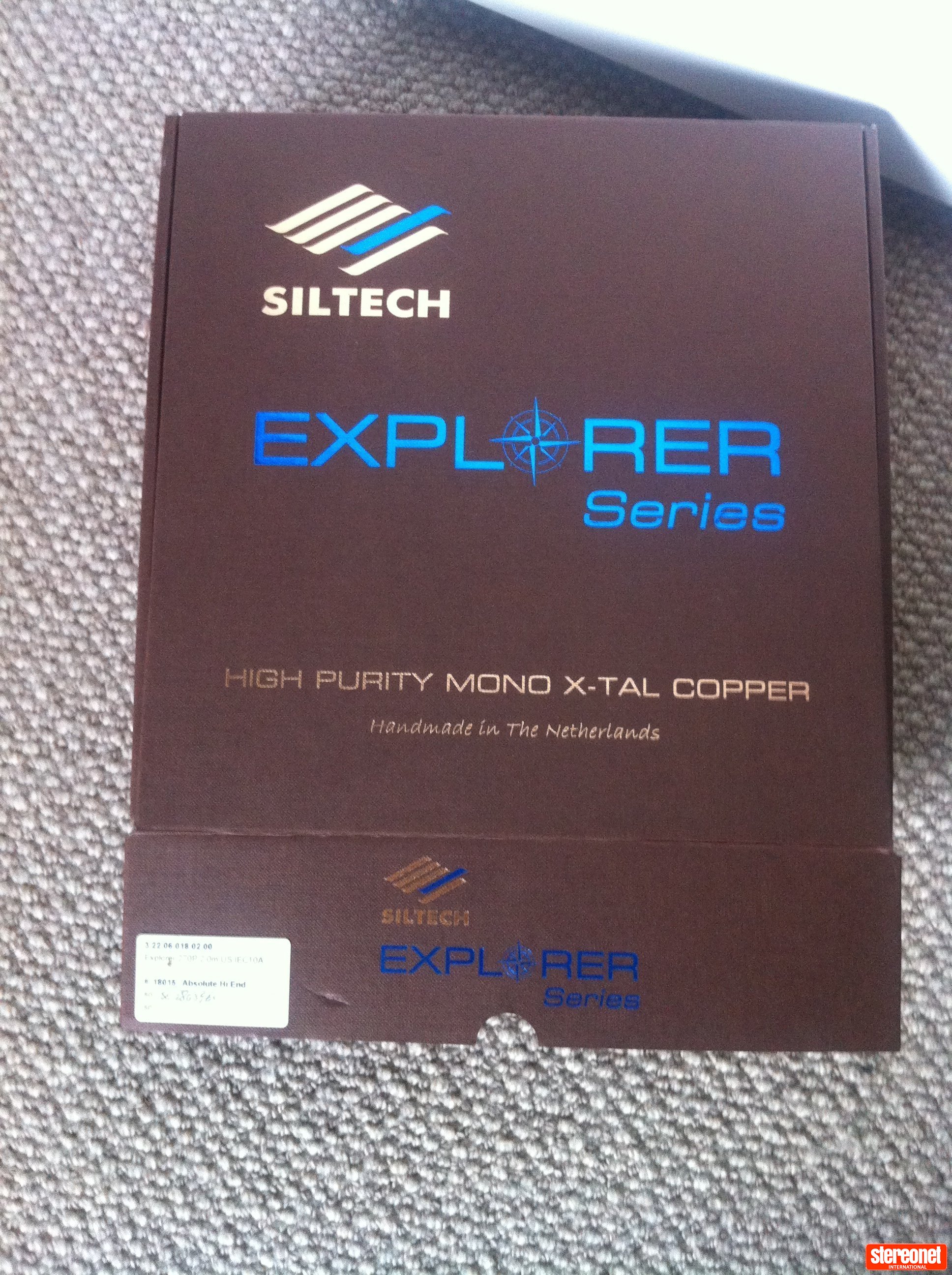 Siltech Cables 270P Power Cable - Power Cables - StereoNET